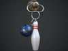 3D model Bowling Pin n Ball Weapon Charm - Low Poly Game Ready VR / AR ...