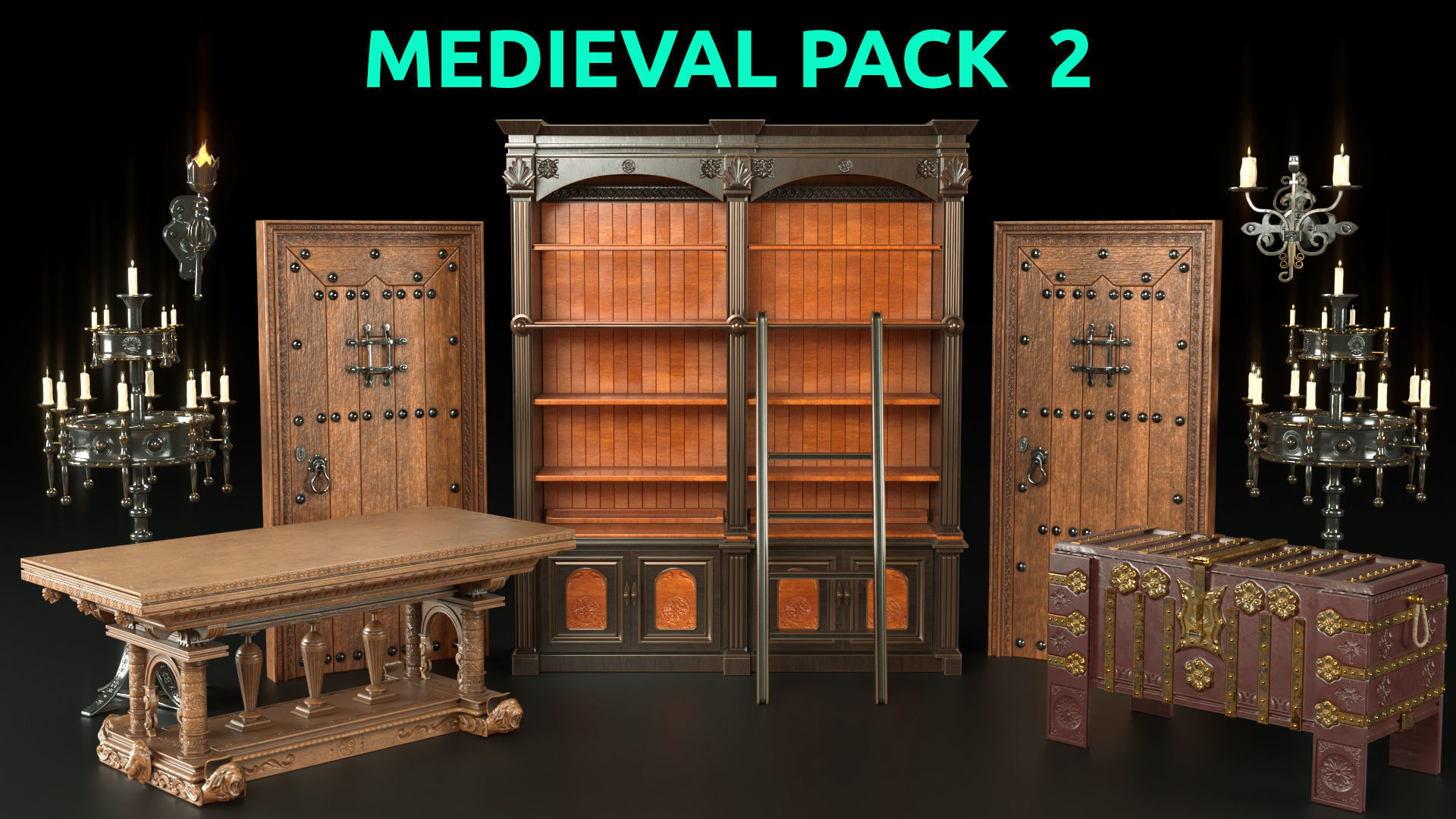 medieval pack two 3D model | CGTrader