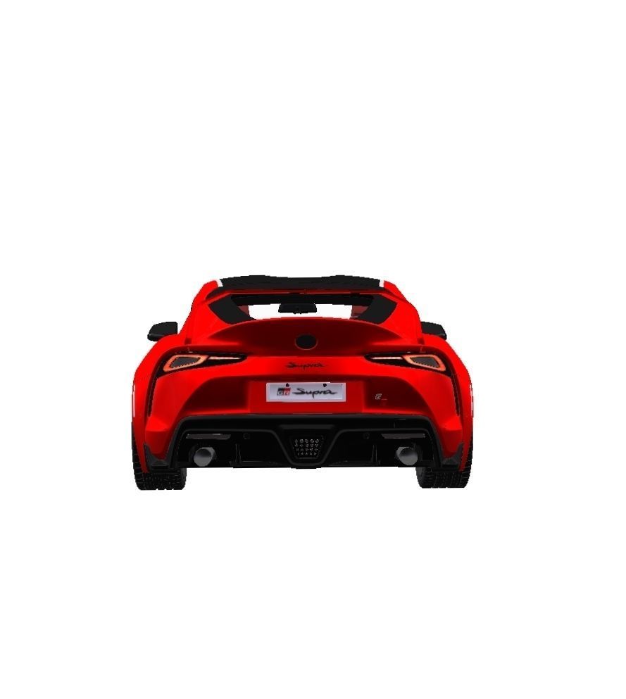 SUPRA MK5 3D model rigged | CGTrader