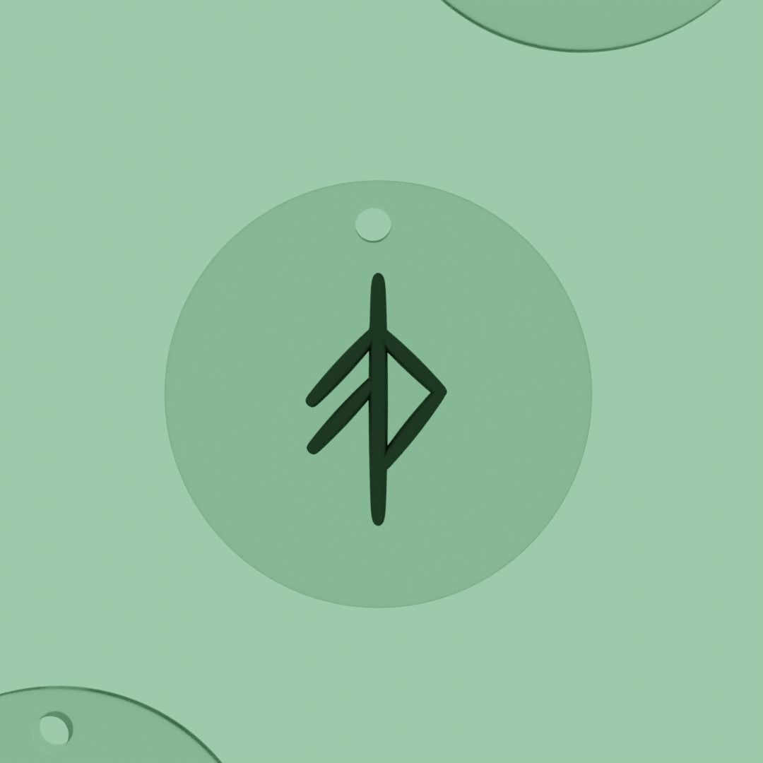 8 Viking Runes Keychain 3D Printable Model 3D model 3D printable | CGTrader