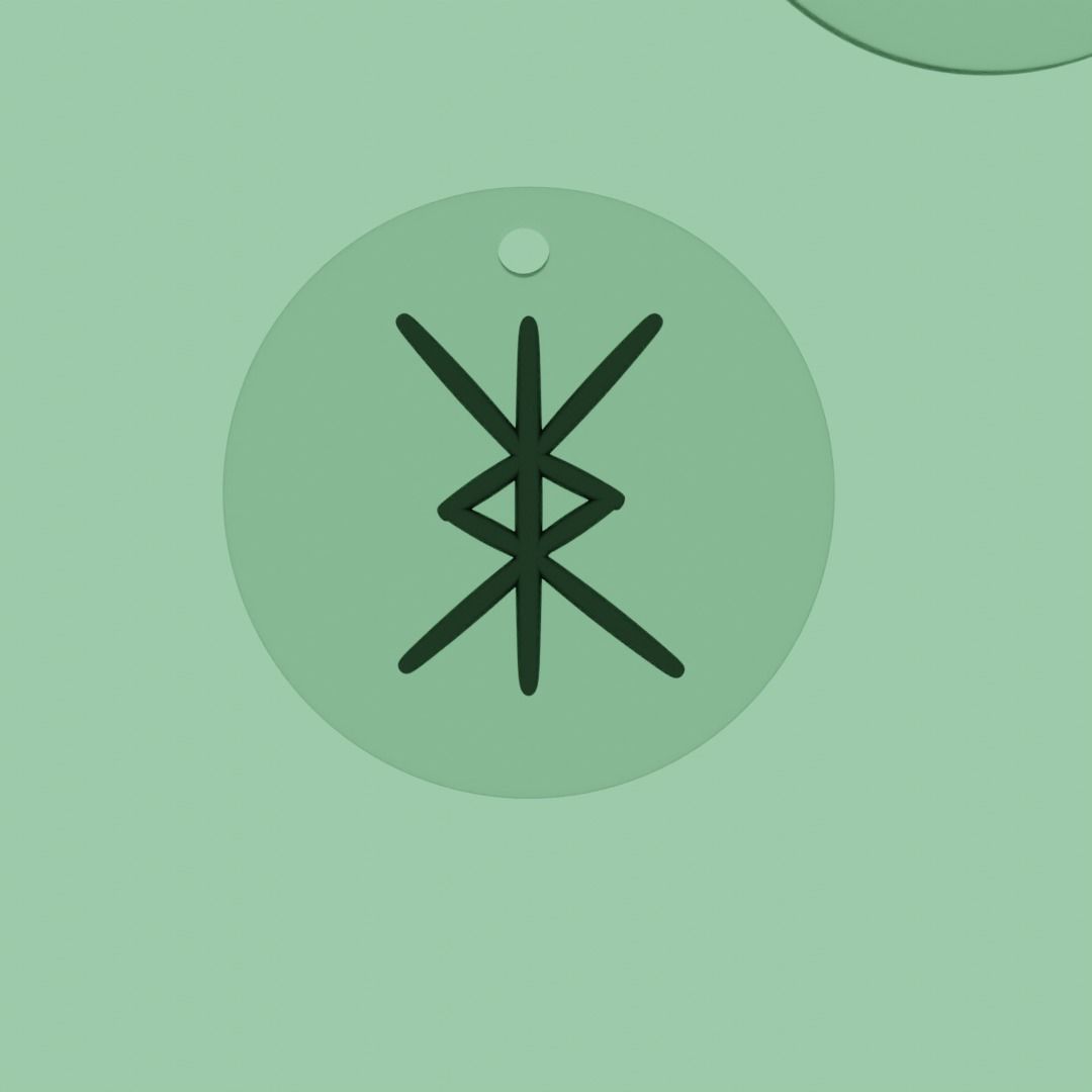 8 Viking Runes Keychain 3D Printable Model 3D model 3D printable | CGTrader