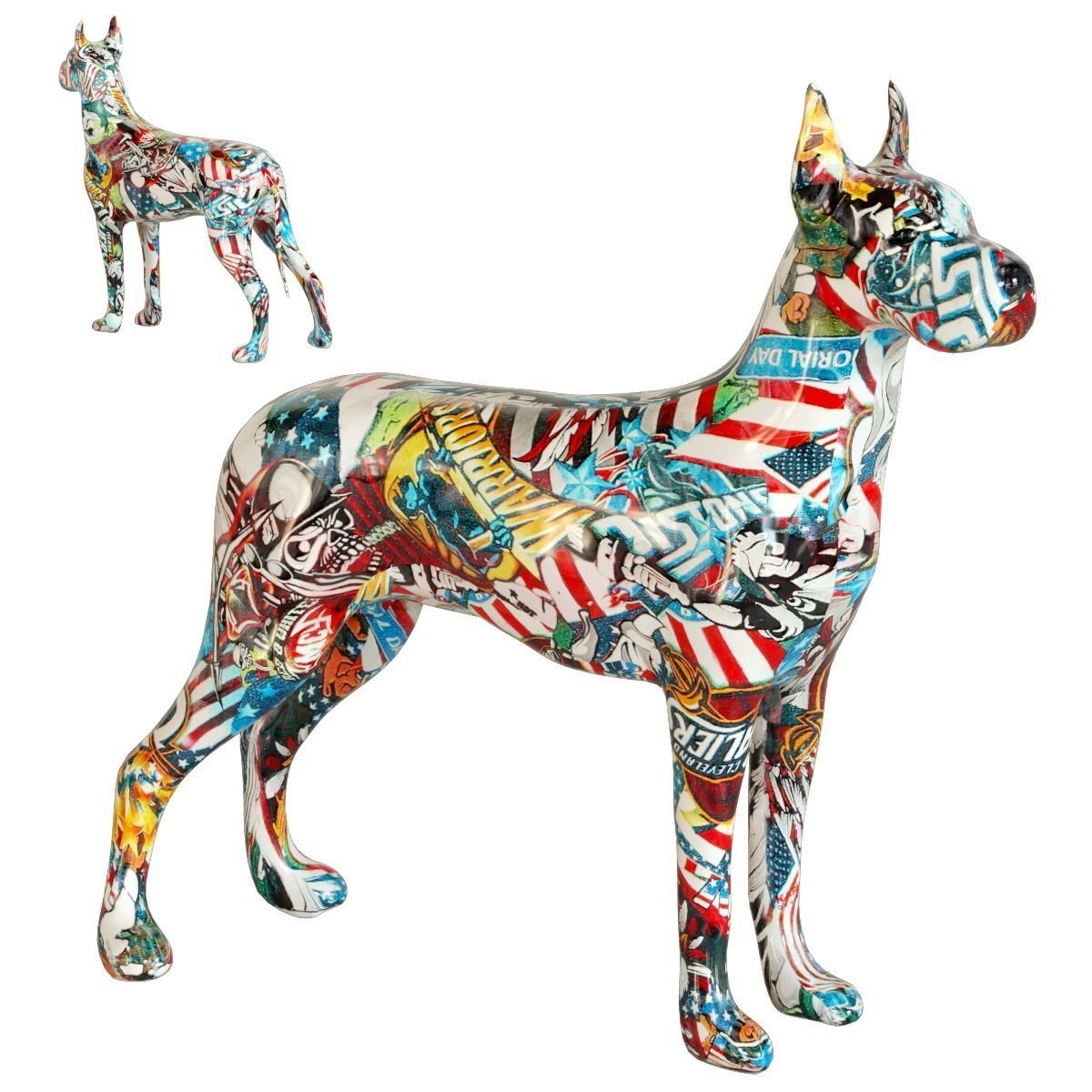 Deco Figurine Comic Dog Maddox 3D model | CGTrader