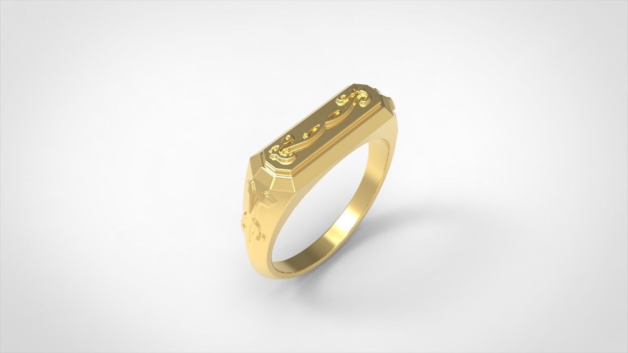Signet ring Special 3D MODEL 3D model 3D printable | CGTrader