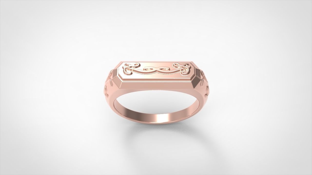 Signet ring Special 3D MODEL 3D model 3D printable | CGTrader