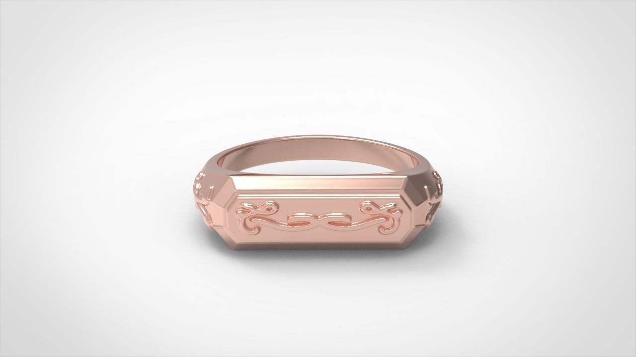 Signet ring Special 3D MODEL 3D model 3D printable | CGTrader