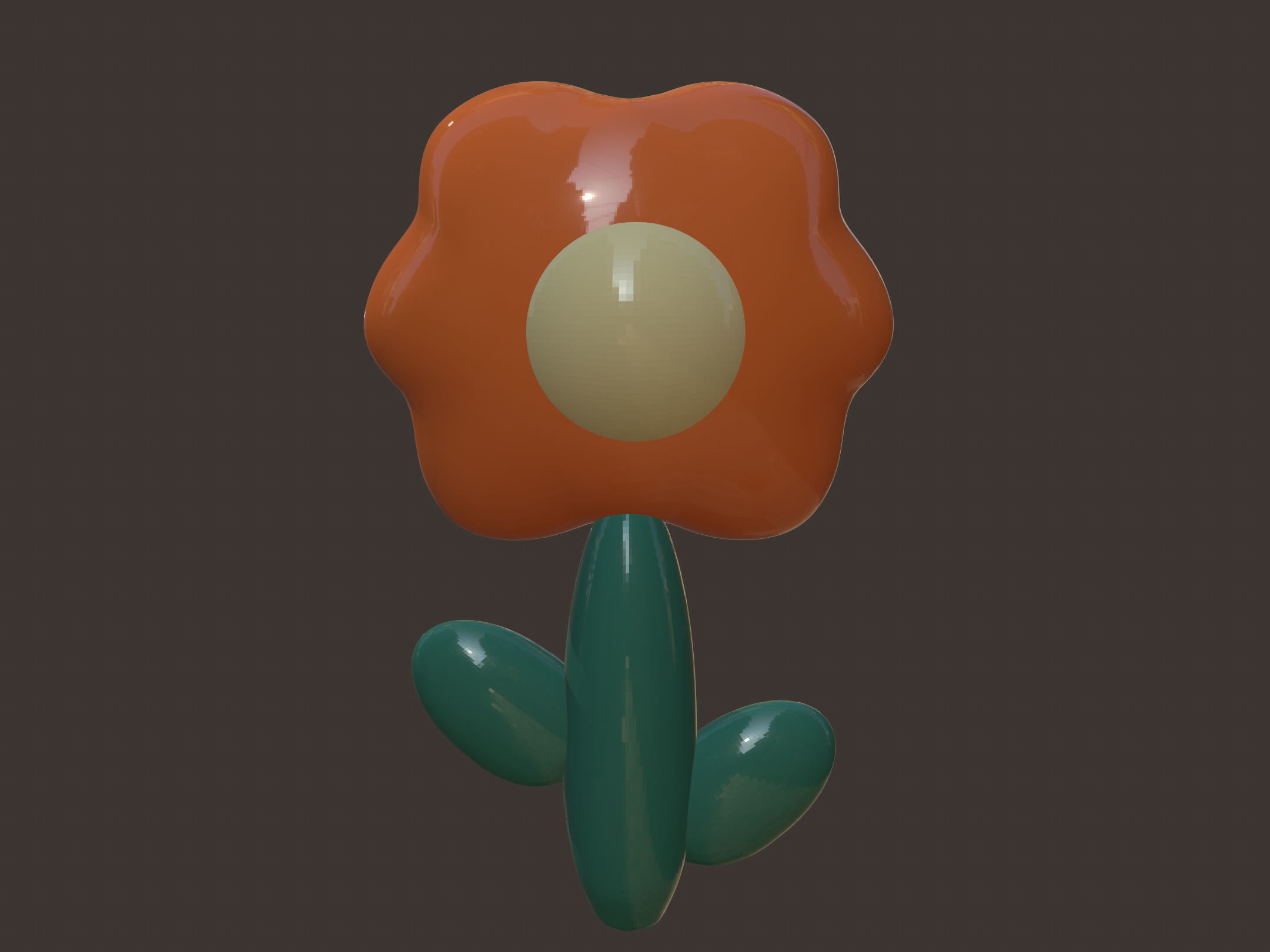 cartoon cute flower 3D model | CGTrader