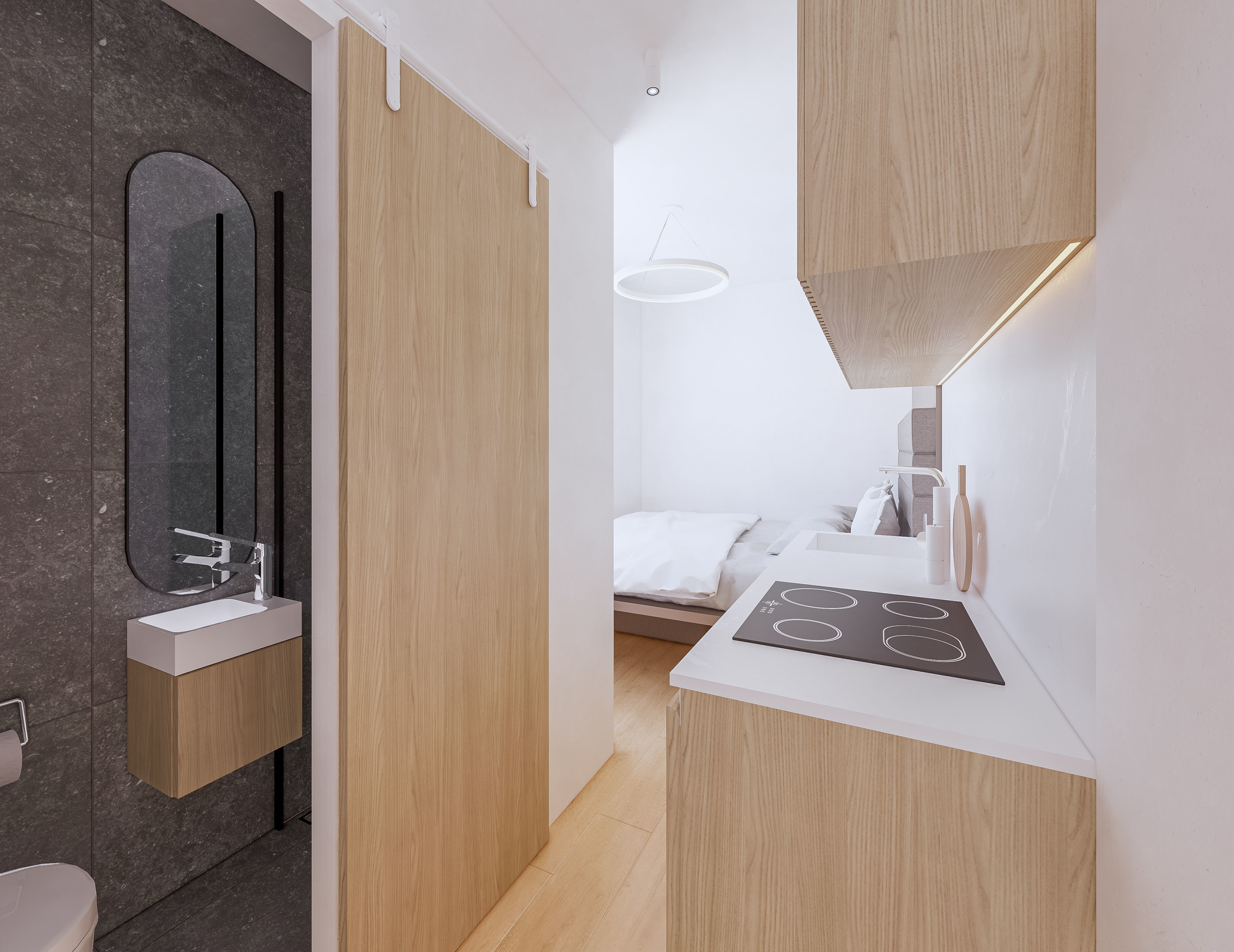 10 Square Meters Mini Apartment - Created in Revit 3D model | CGTrader