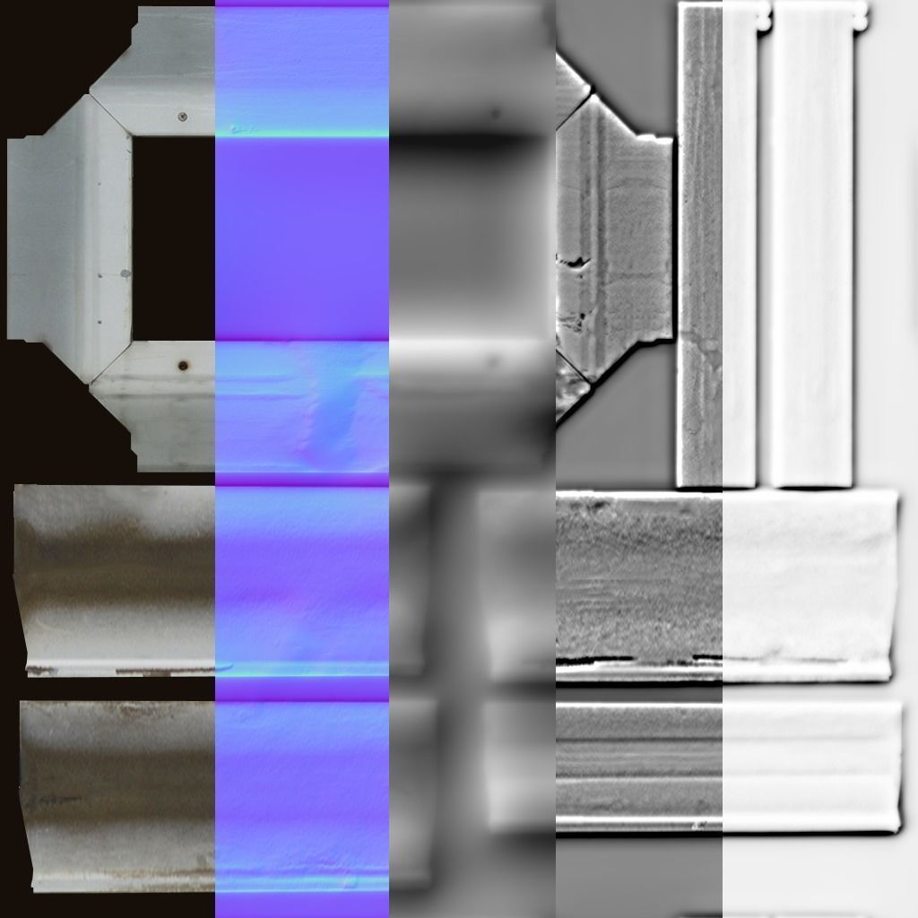 3D model Set of air vents VR / AR / low-poly | CGTrader