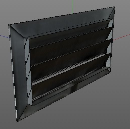 3D model Set of air vents VR / AR / low-poly | CGTrader