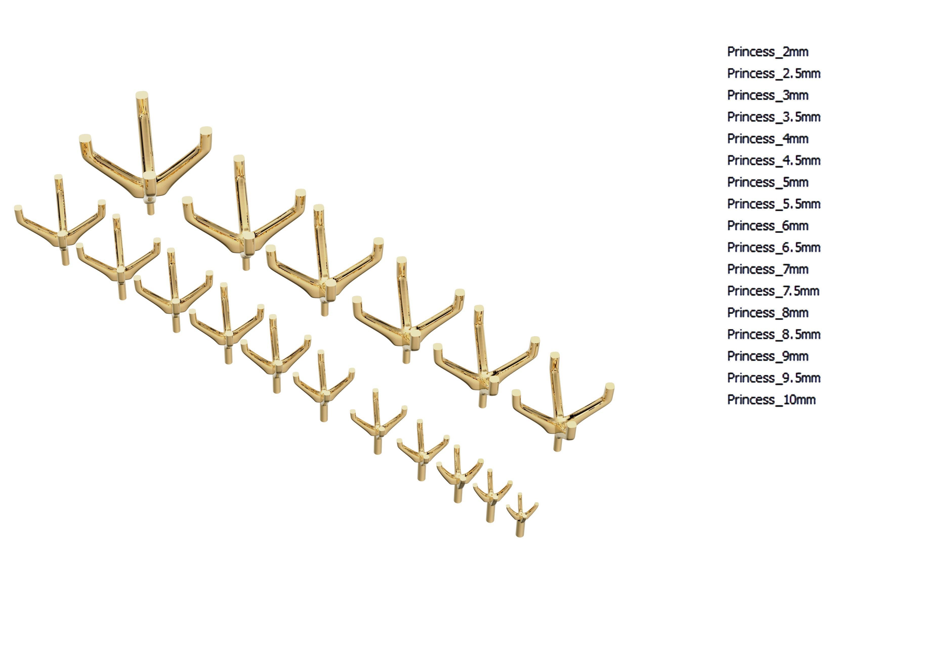 Heads Ring Pack 588 3D model 3D printable | CGTrader