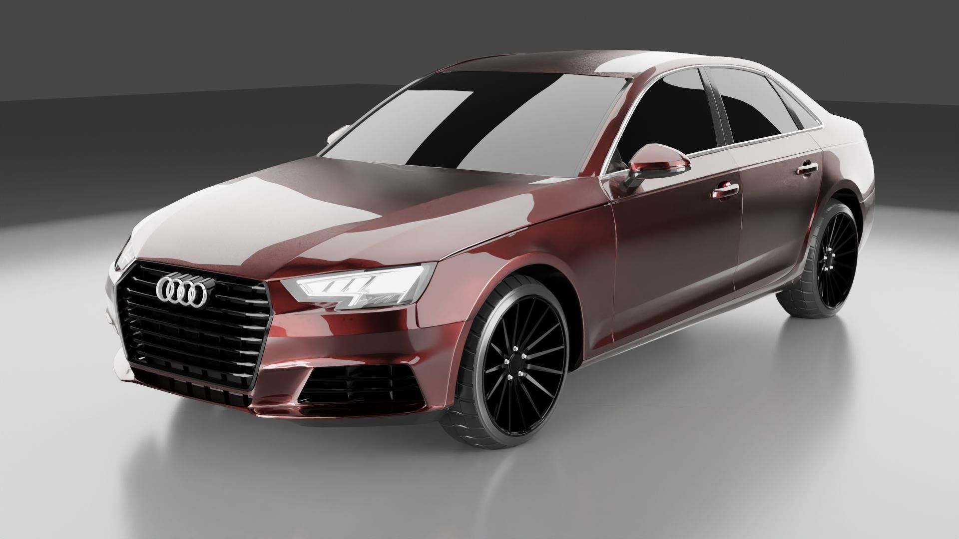 Audi A4 Sedan Full Exterior 3D Model Without Interior 3D model | CGTrader