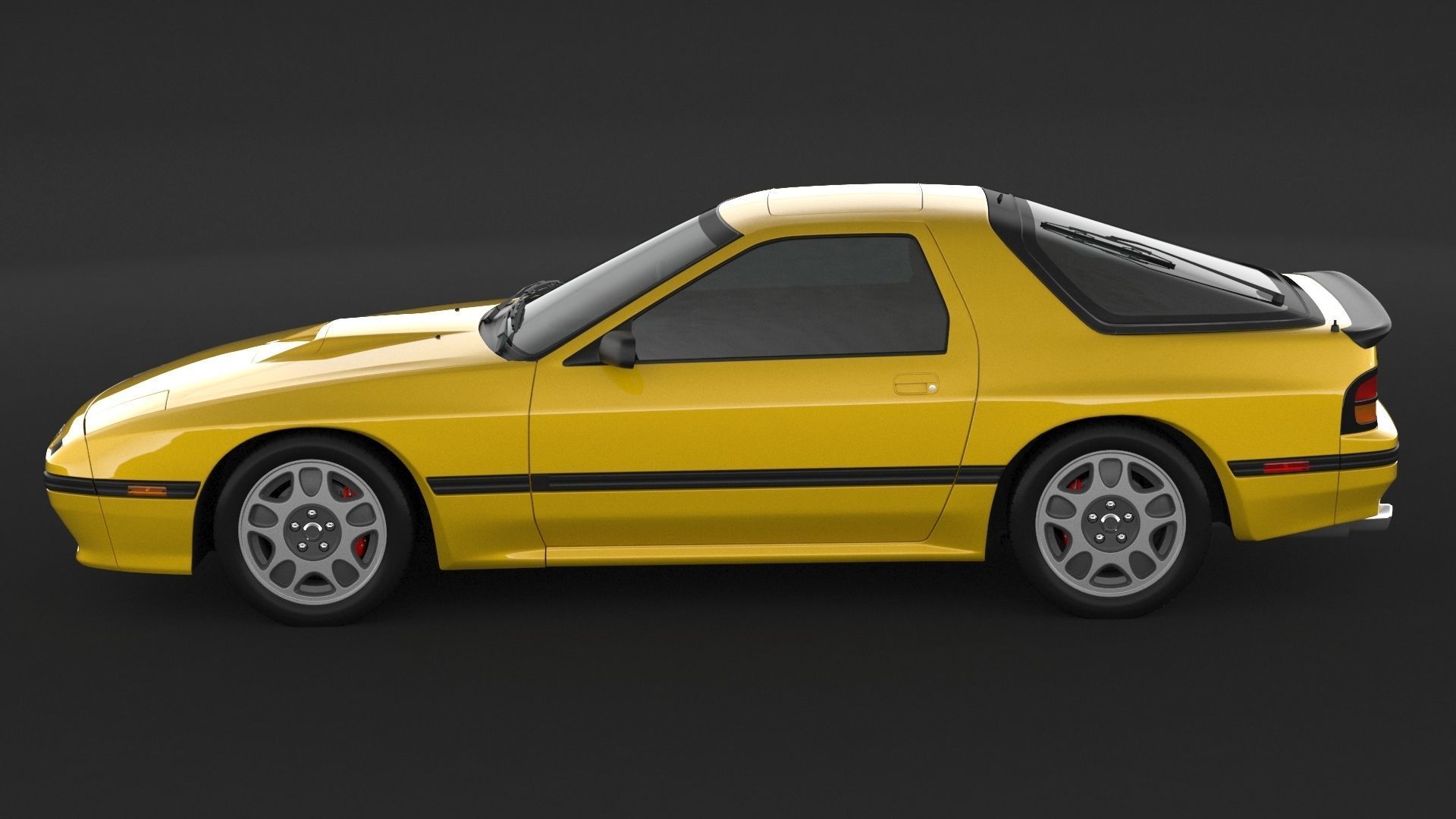 Mazda RX-7 FC3S S4 3D model | CGTrader