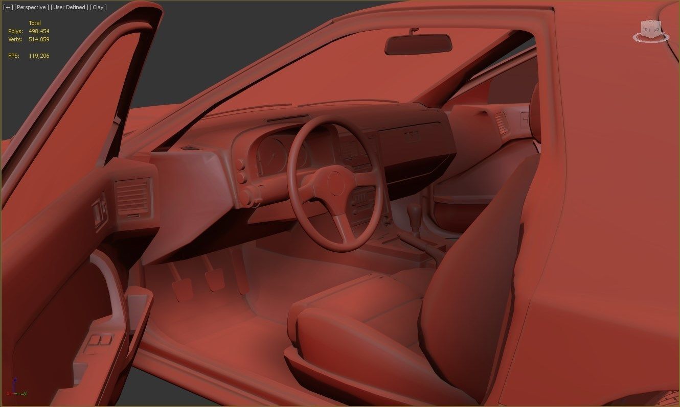 Mazda RX-7 FC3S S4 3D model | CGTrader