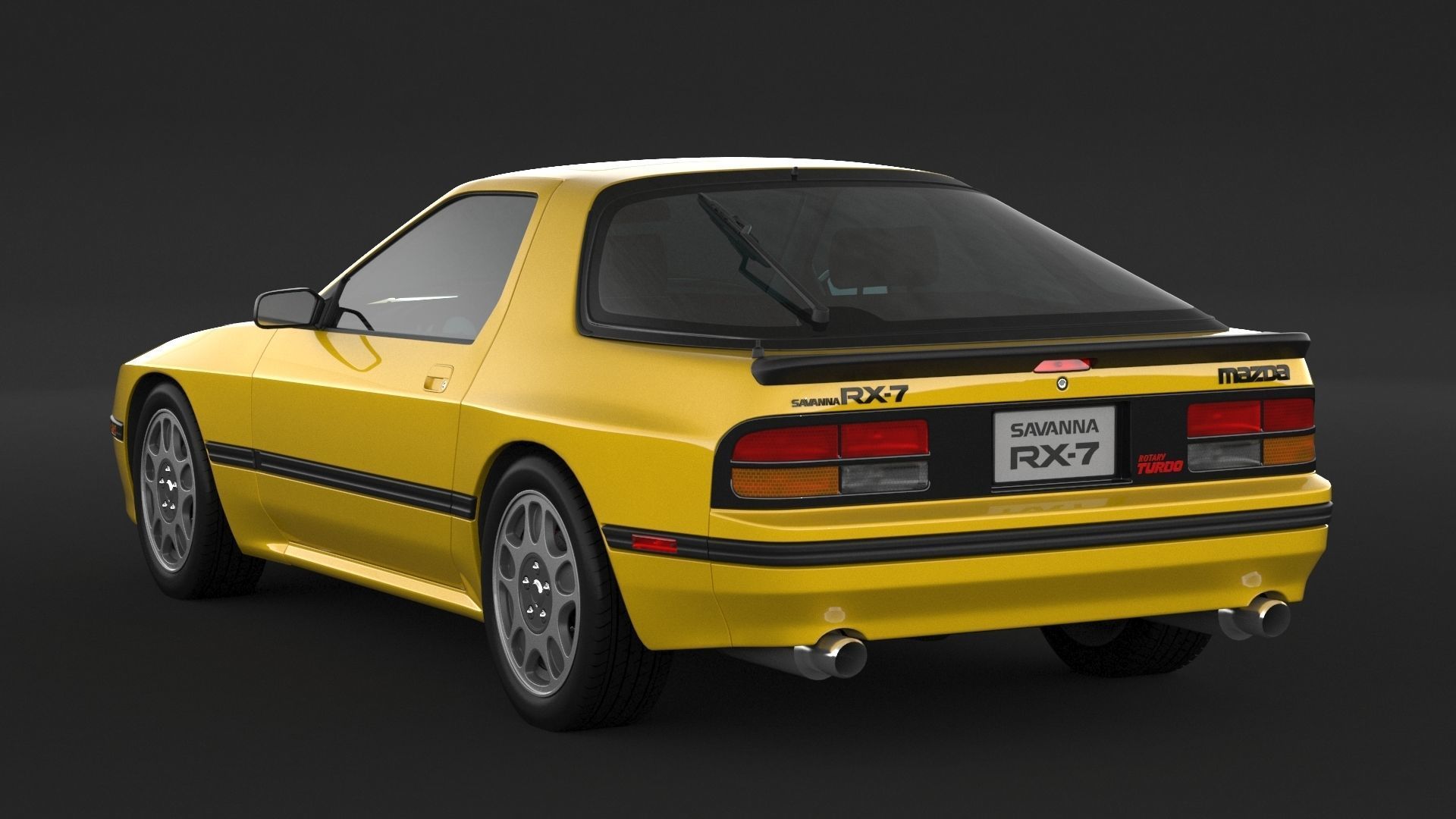 Mazda RX-7 FC3S S4 3D model | CGTrader