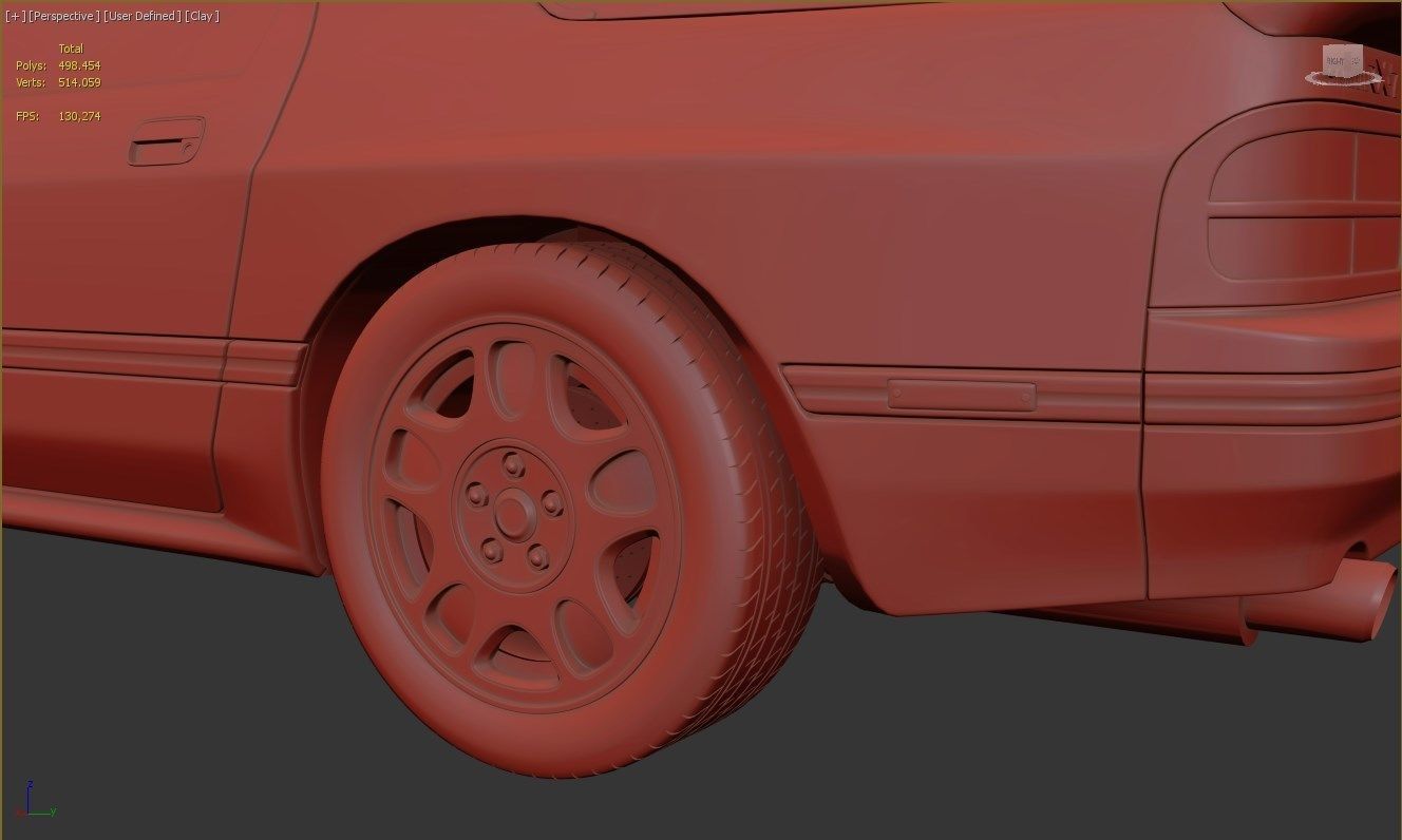 Mazda RX-7 FC3S S4 3D model | CGTrader