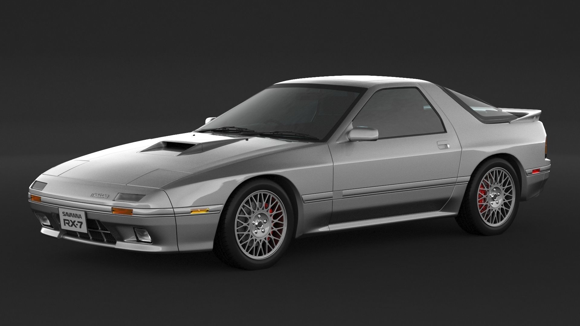 Mazda RX-7 FC3S S5 3D model | CGTrader