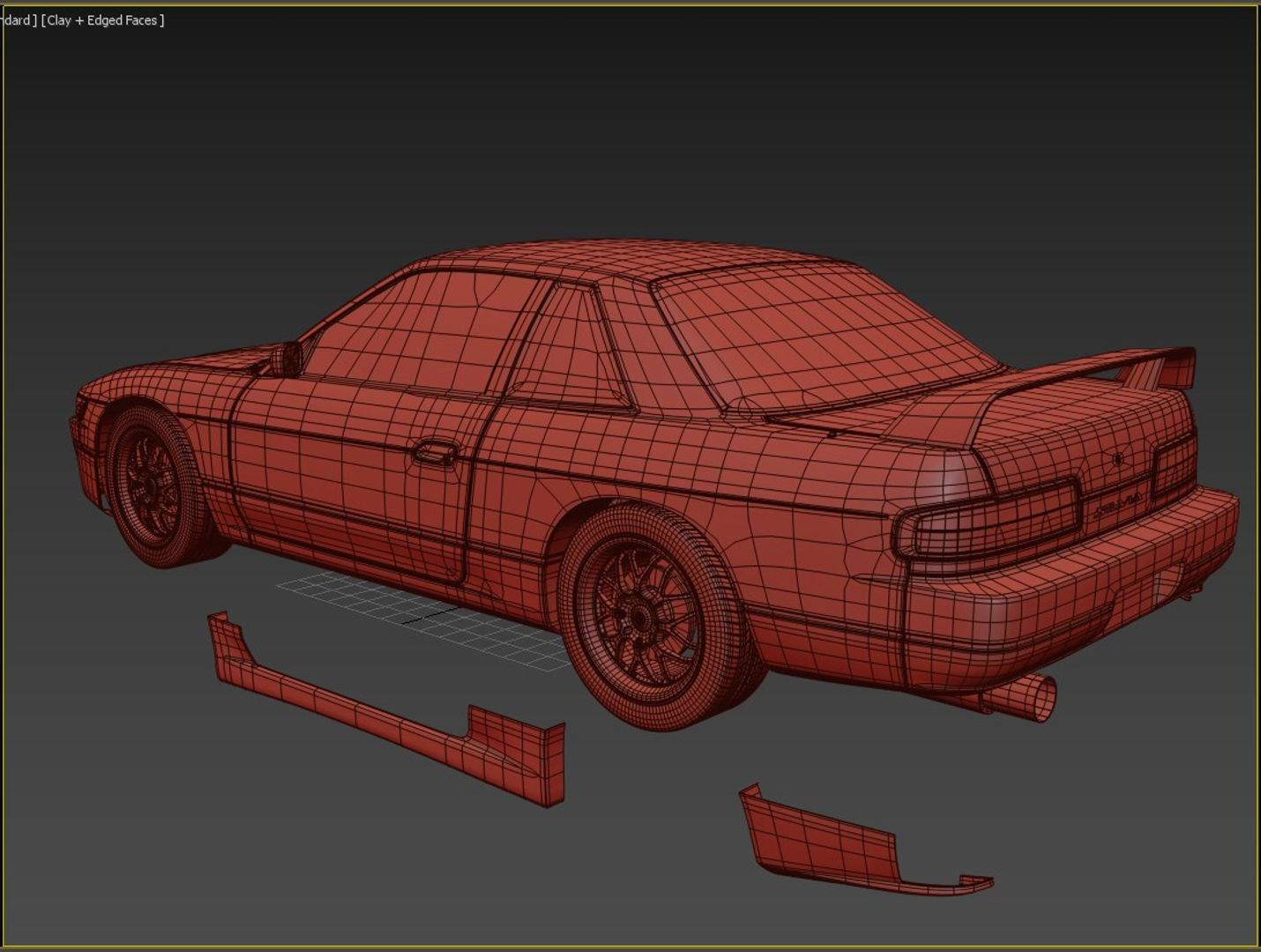 Nissan Silvia S13 3D model | CGTrader