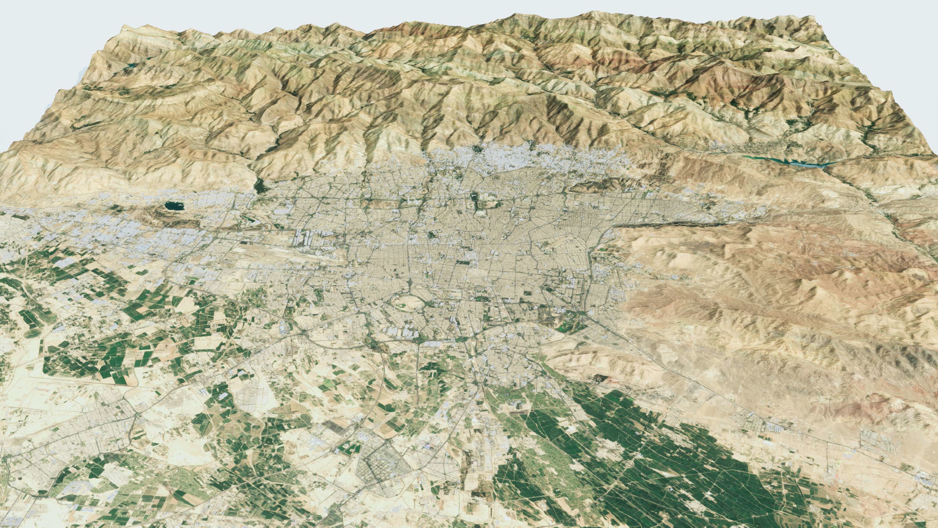 Tehran Iran City Landscape 3D Model 3D model | CGTrader