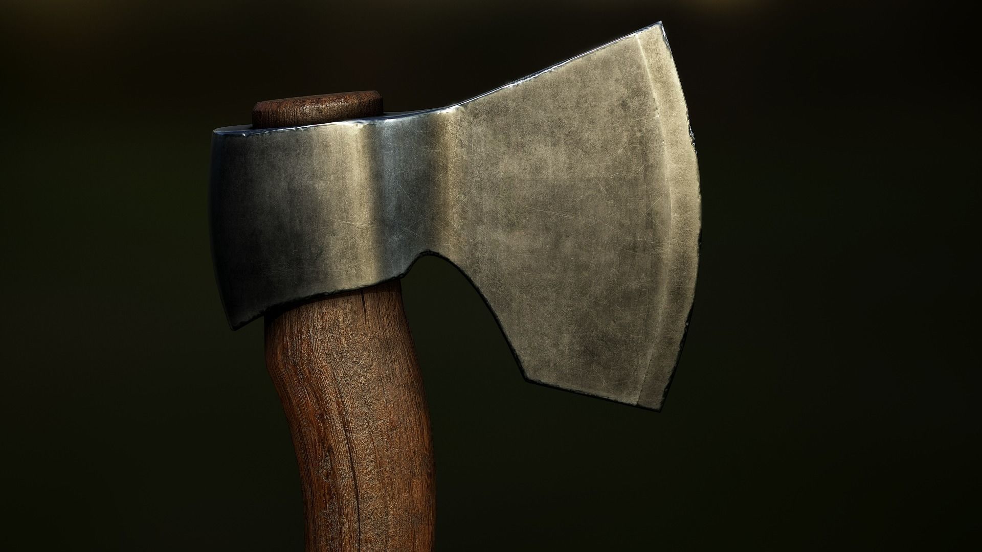 3D model Multi-Purpose Curved Axe VR / AR / low-poly | CGTrader