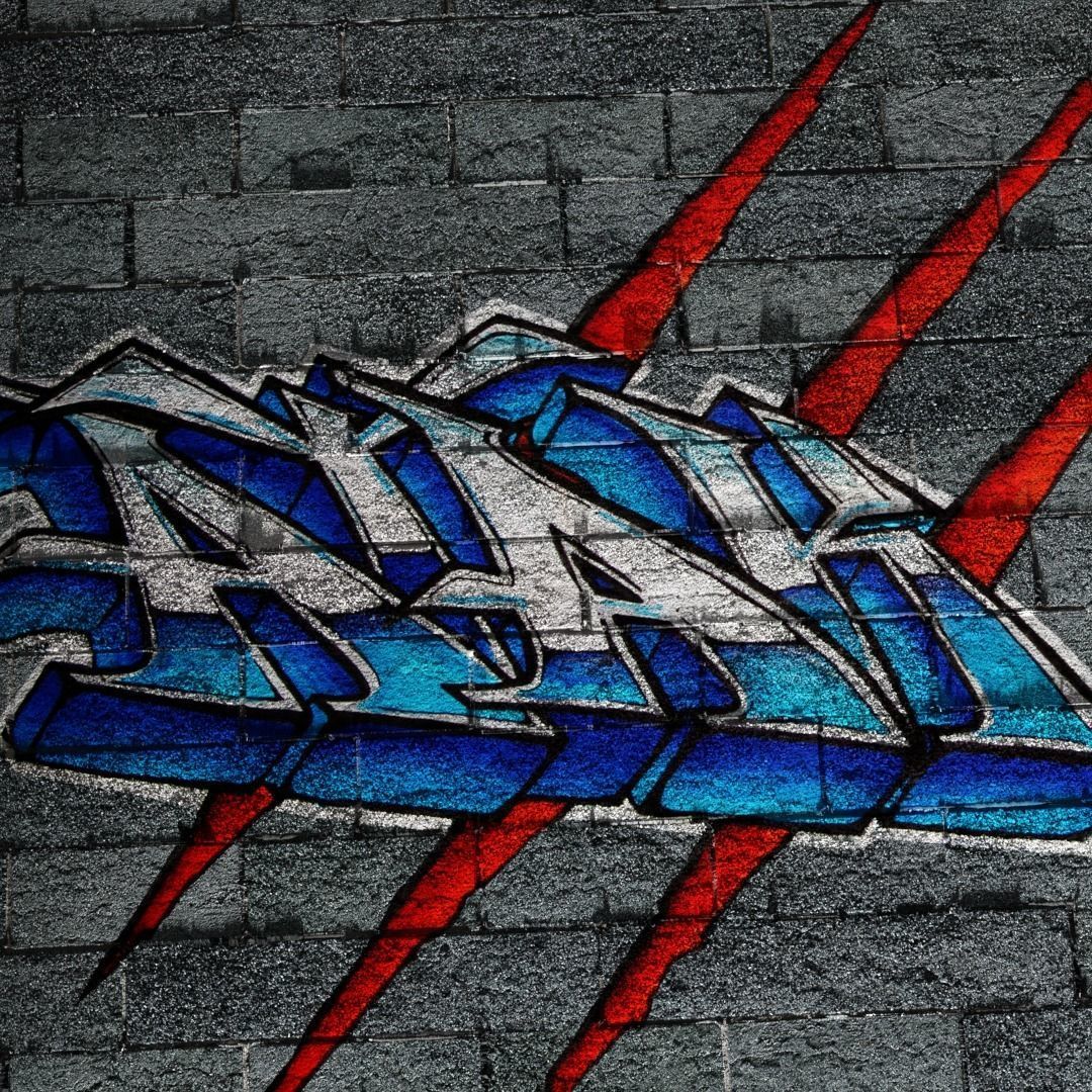 Stone Brick Wall with Wolverine Graffiti PBR Texture Texture | CGTrader