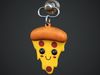 3D model Pizza Weapon Charm - Low Poly Game Ready VR / AR / low-poly ...