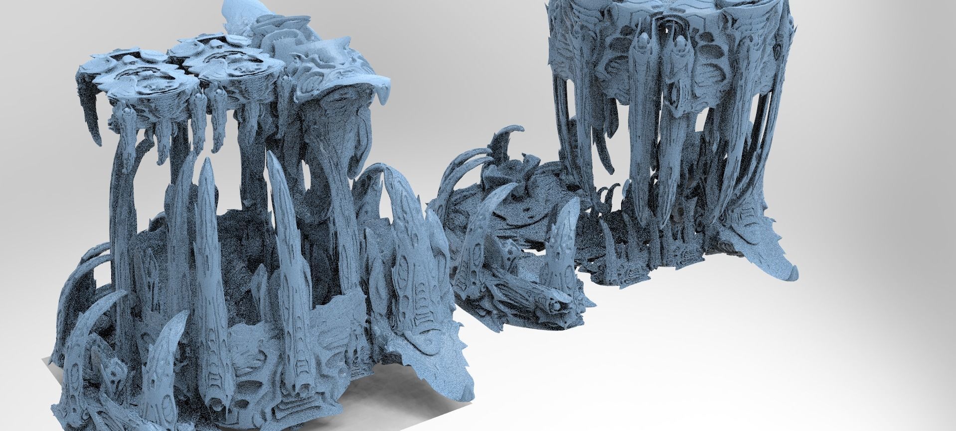 Wraith Hive Alien Platform huge 2 versions 3D model | CGTrader