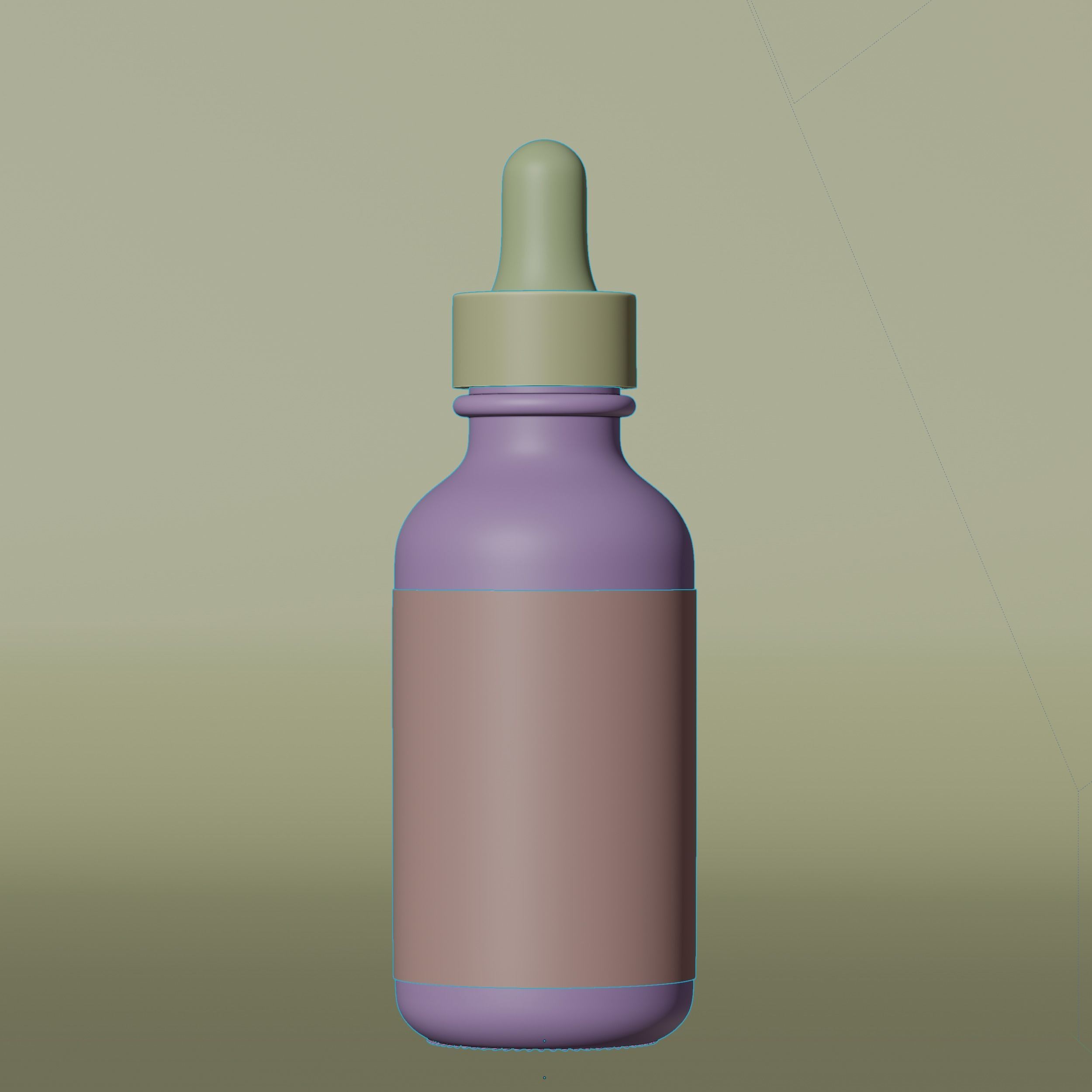 3D model Dropper Bottle Mockup 5 VR / AR / low-poly | CGTrader