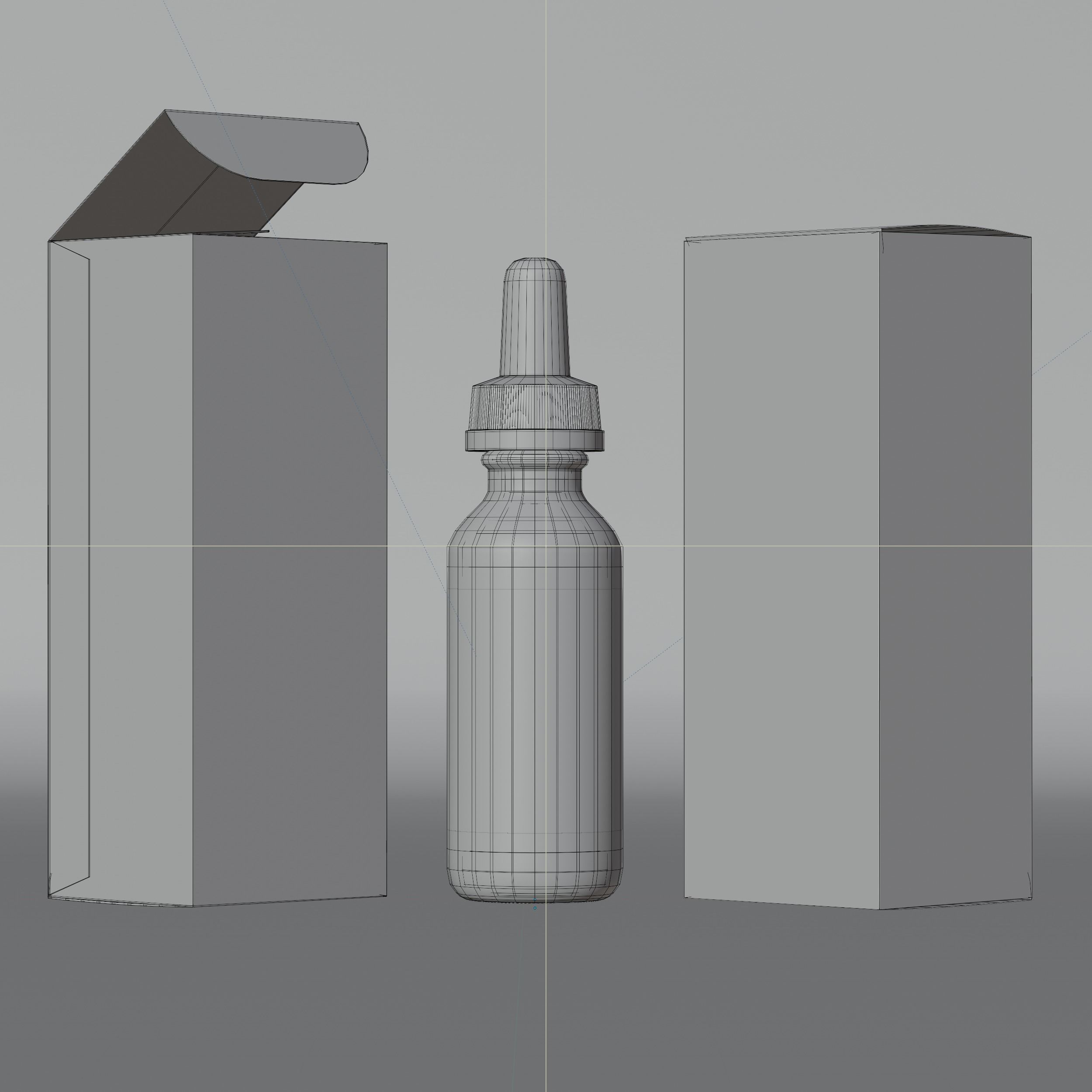 3D model Dropper Bottle Mockup 19 VR / AR / low-poly | CGTrader