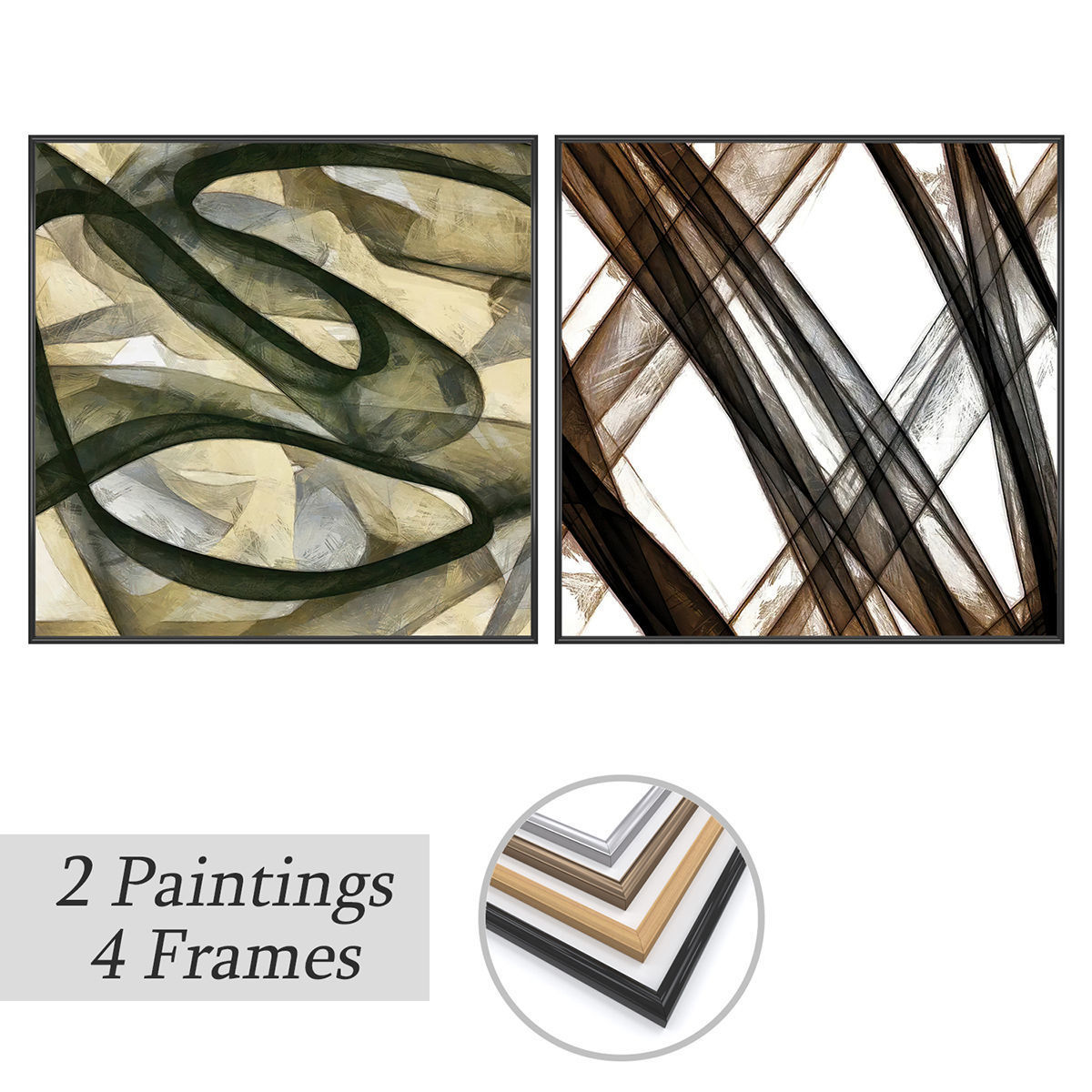 Wall Art Set 4010 3D model | CGTrader