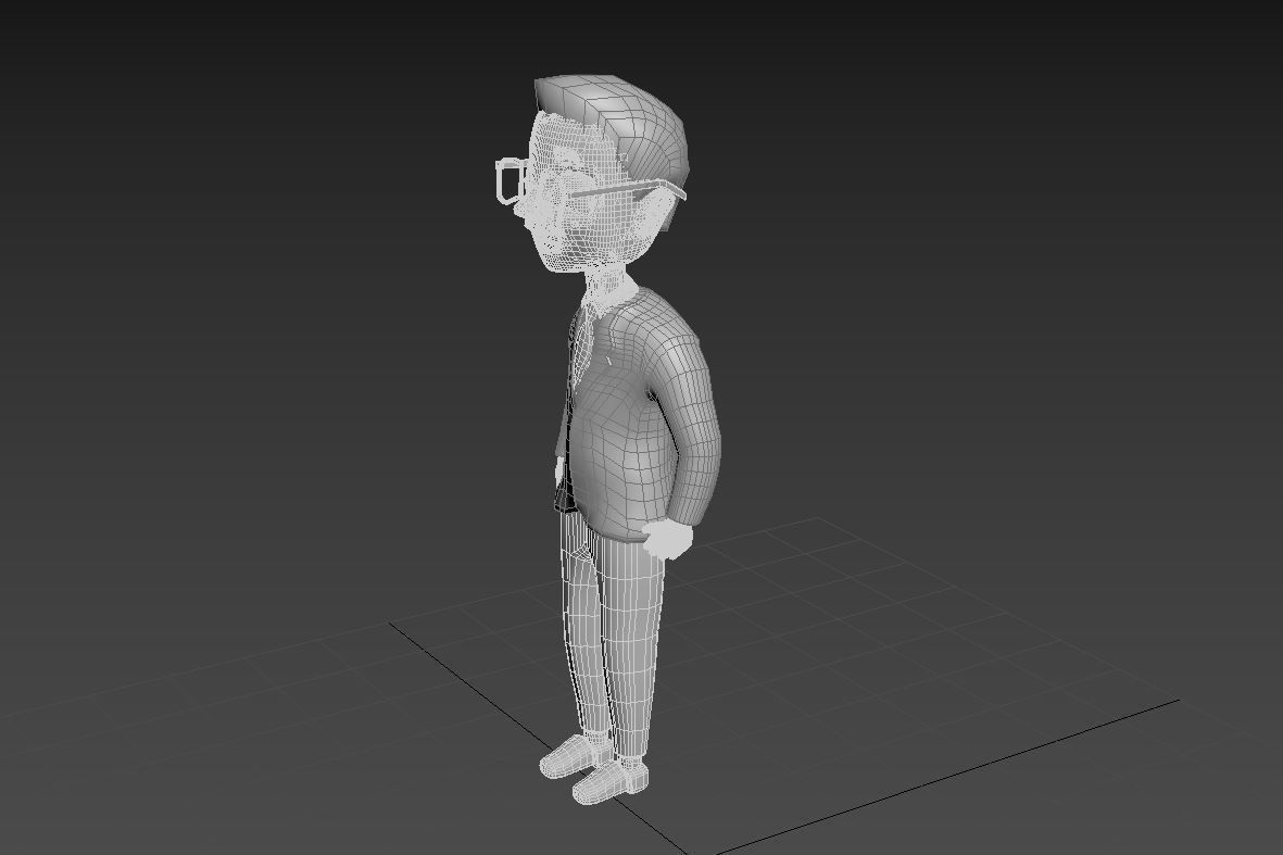 3D model Cartoon character model VR / AR / low-poly | CGTrader