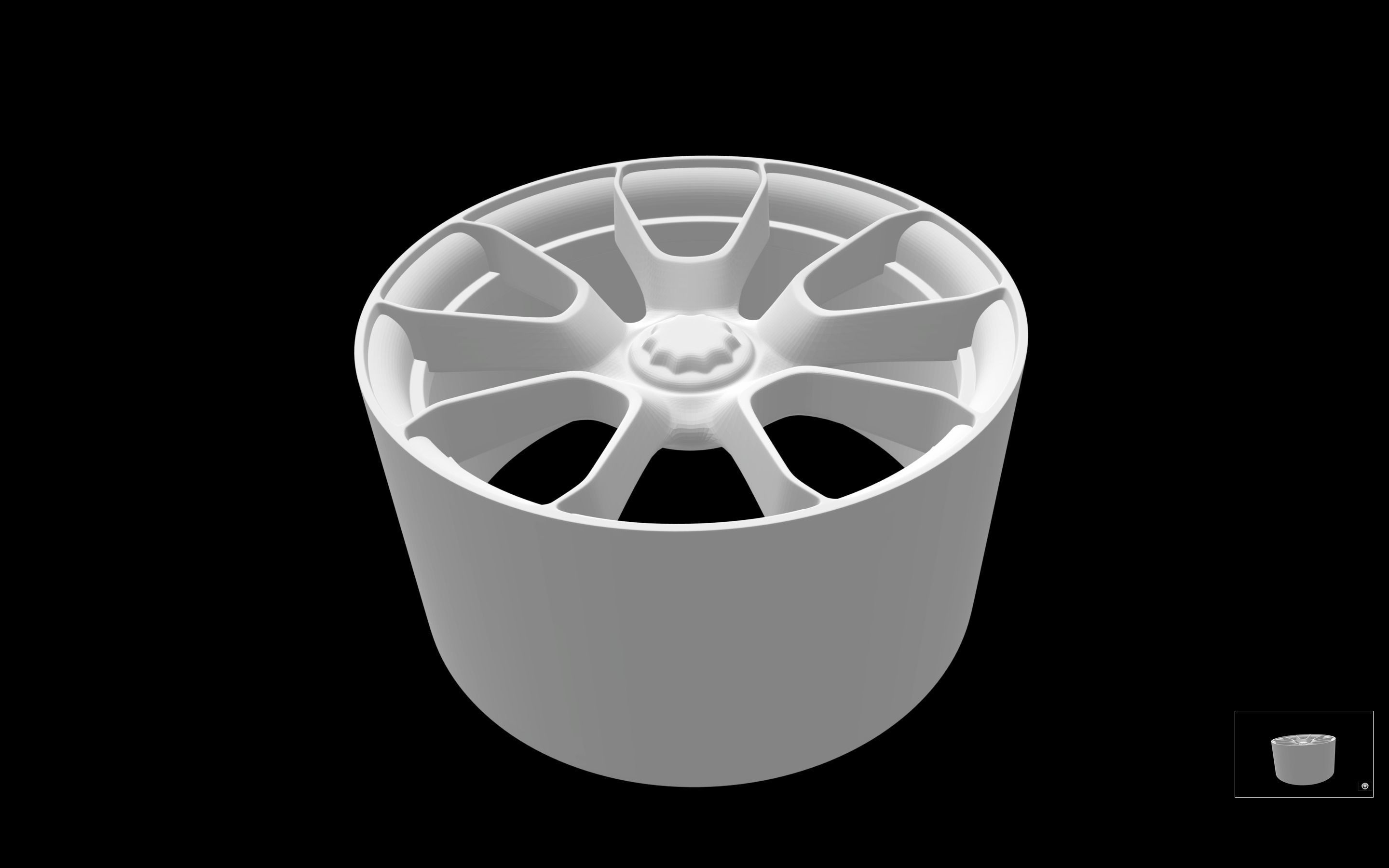 Porsche 911 OEM scalable and printable rims 3D model 3D printable ...