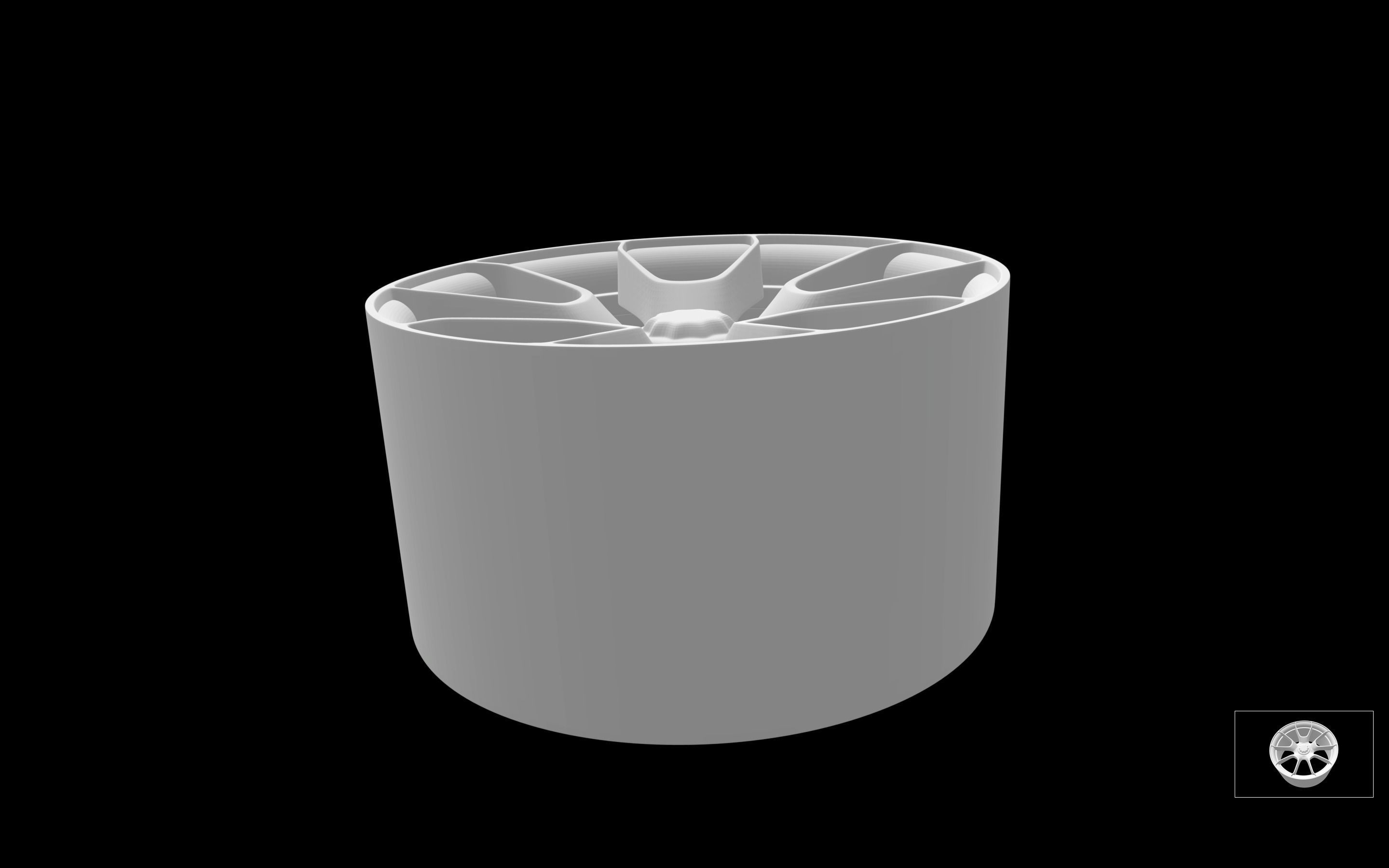 Porsche 911 OEM scalable and printable rims 3D model 3D printable ...