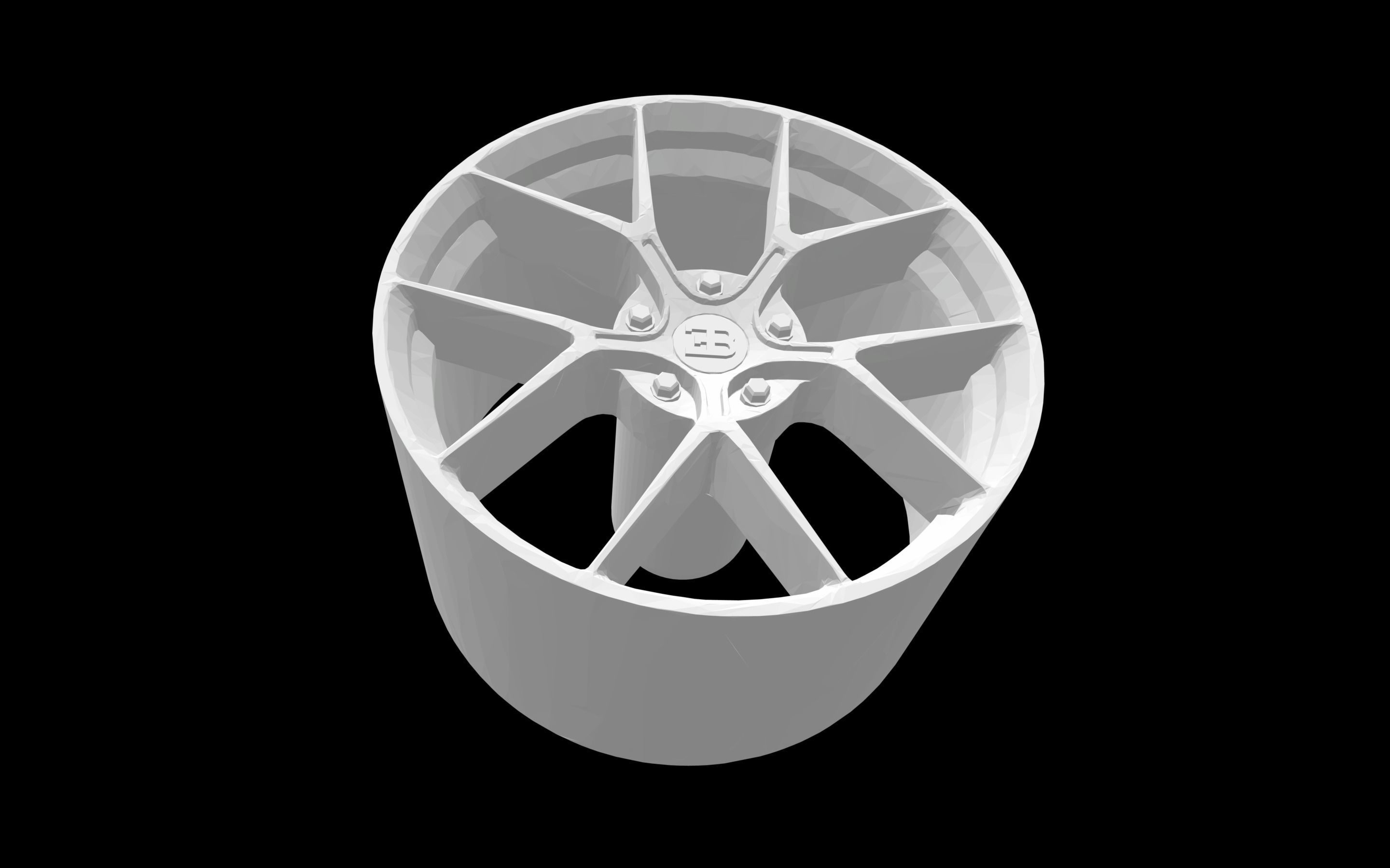 Bugatti Veyron oem scalable and printable rims 3D model 3D printable ...