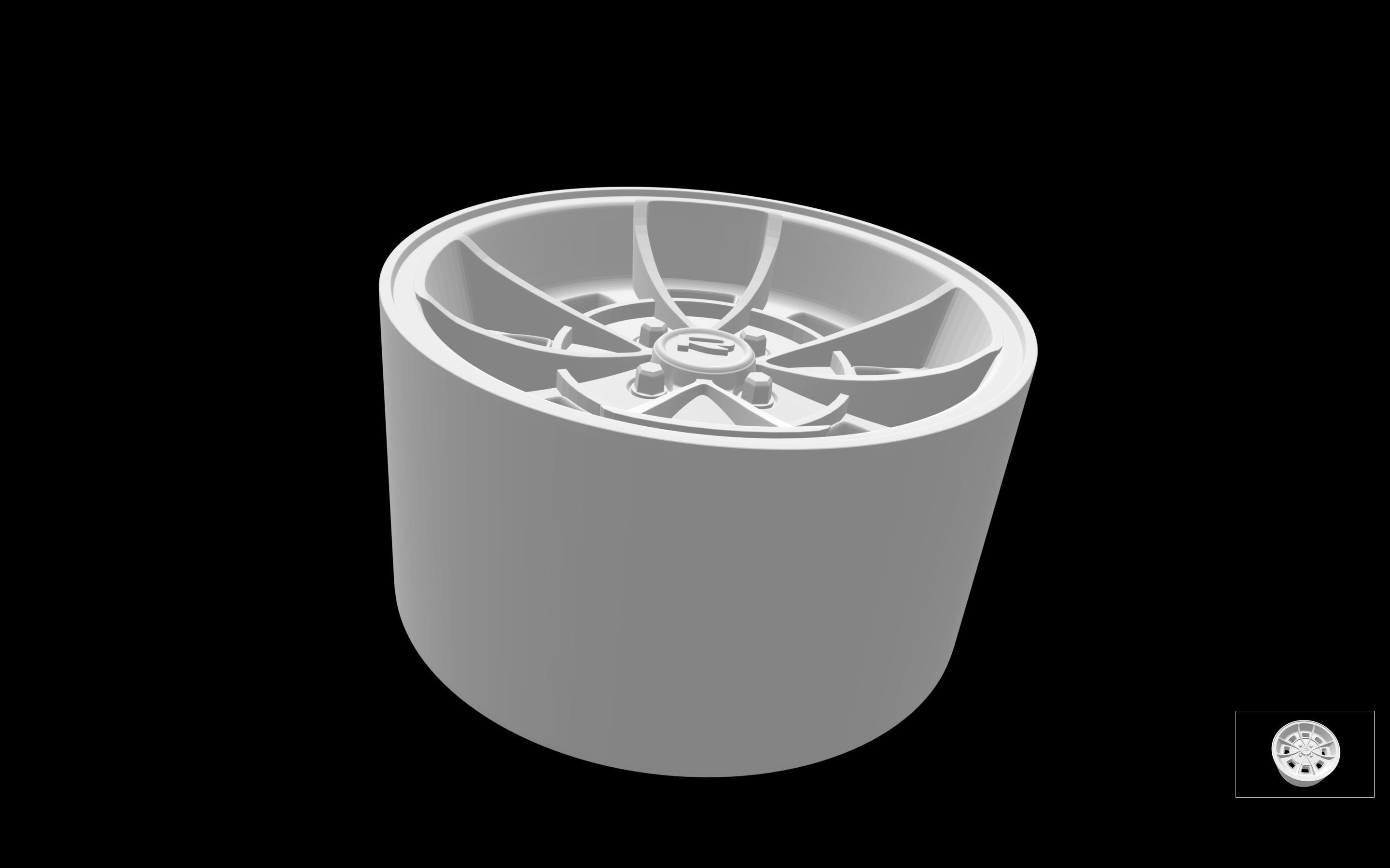 Ruspa Vintage Italian rims scalable and printable rims 3D model 3D ...