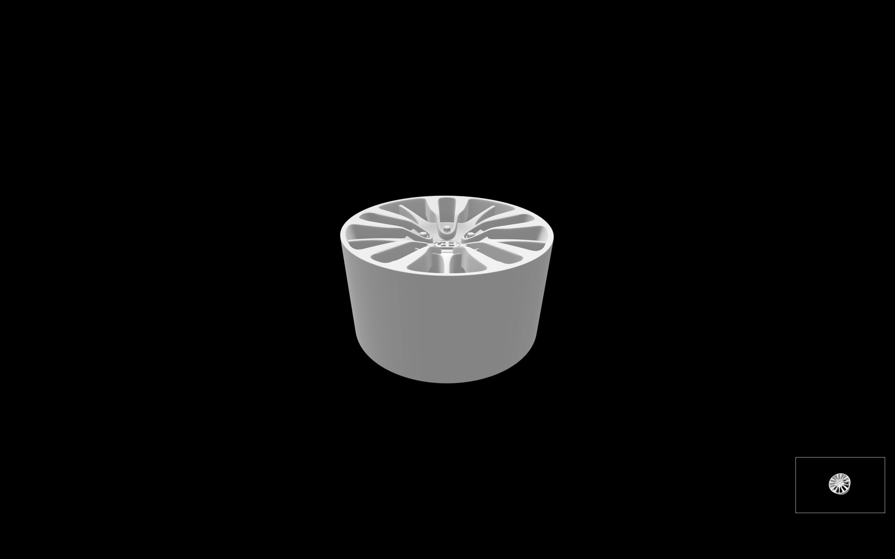 Bugatti Chiron OEM scalable and printable rims 3D model 3D printable ...