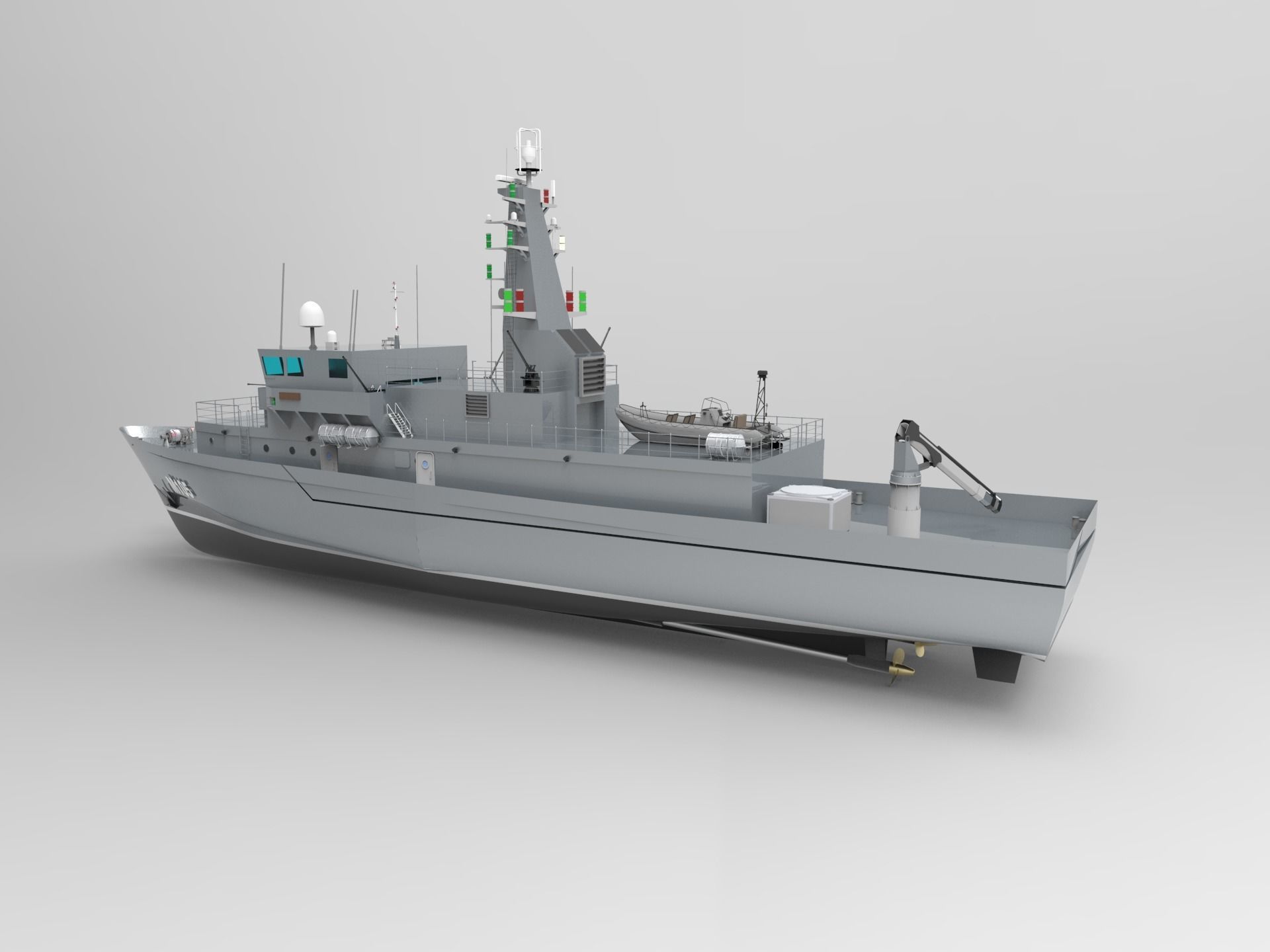 Bedok-class mine countermeasures vessel 3D model | CGTrader