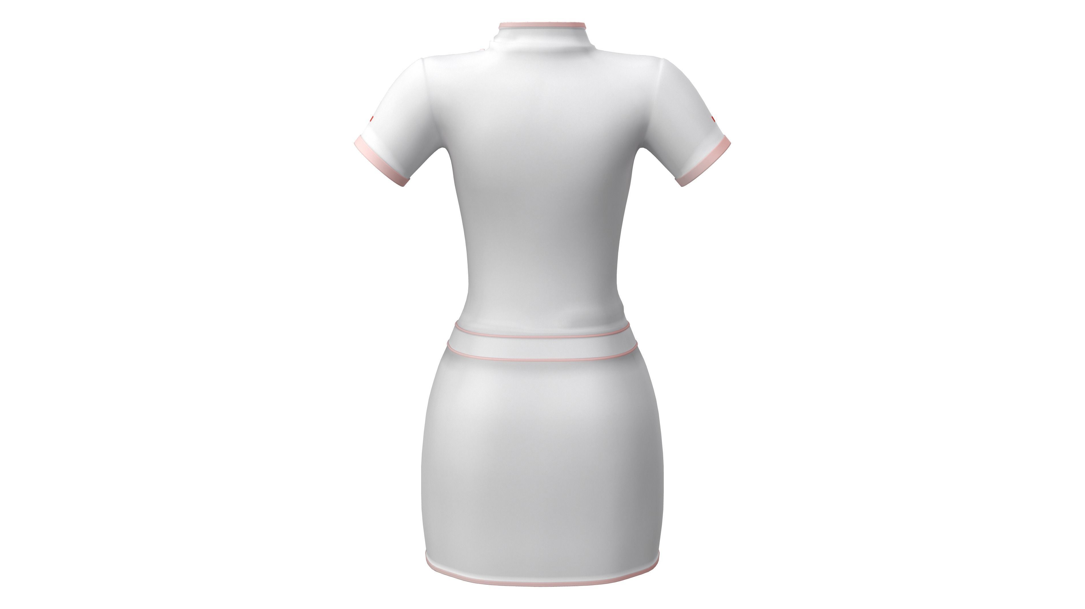 3D model Mini Nurse Uniform VR / AR / low-poly | CGTrader