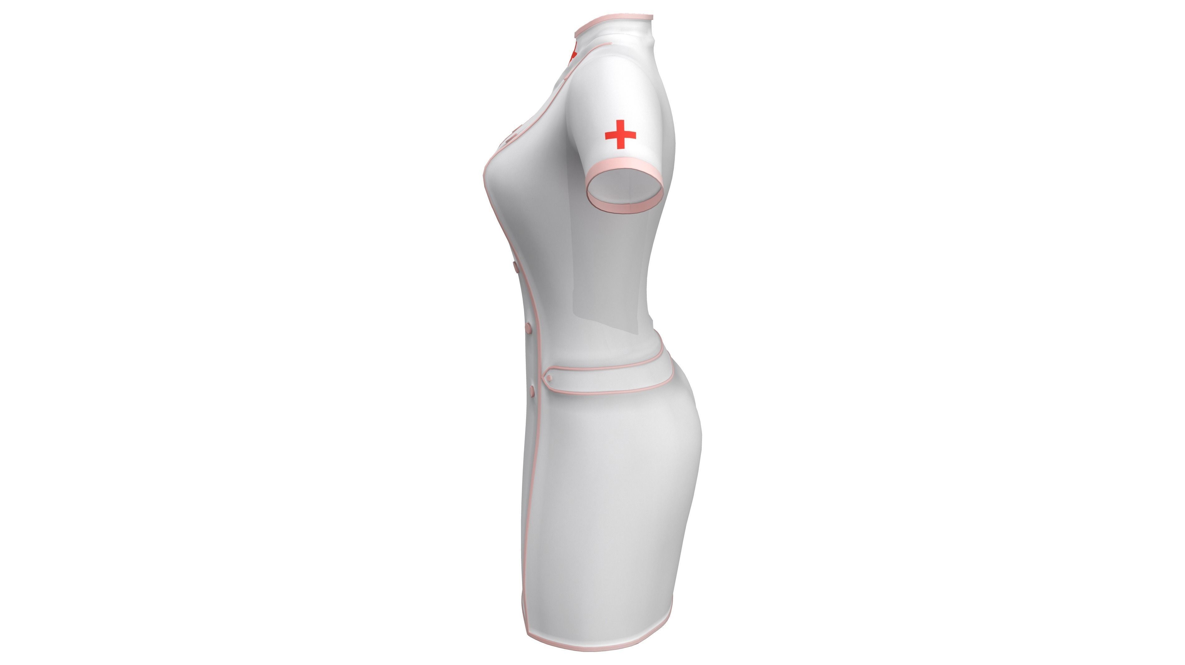 3D model Mini Nurse Uniform VR / AR / low-poly | CGTrader