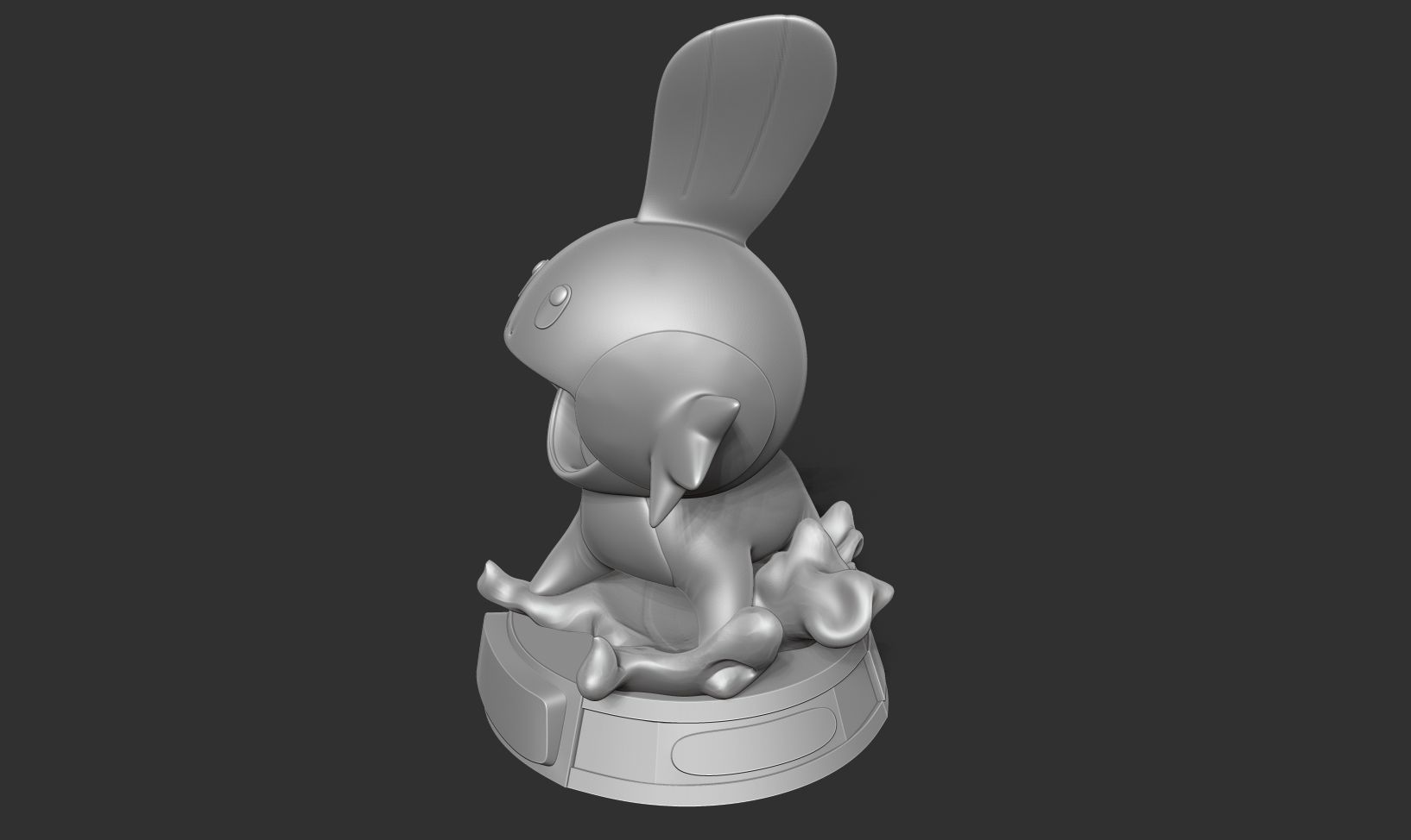 Shiny Mudkip - Pokemon Fanart free 3D model 3D printable | CGTrader