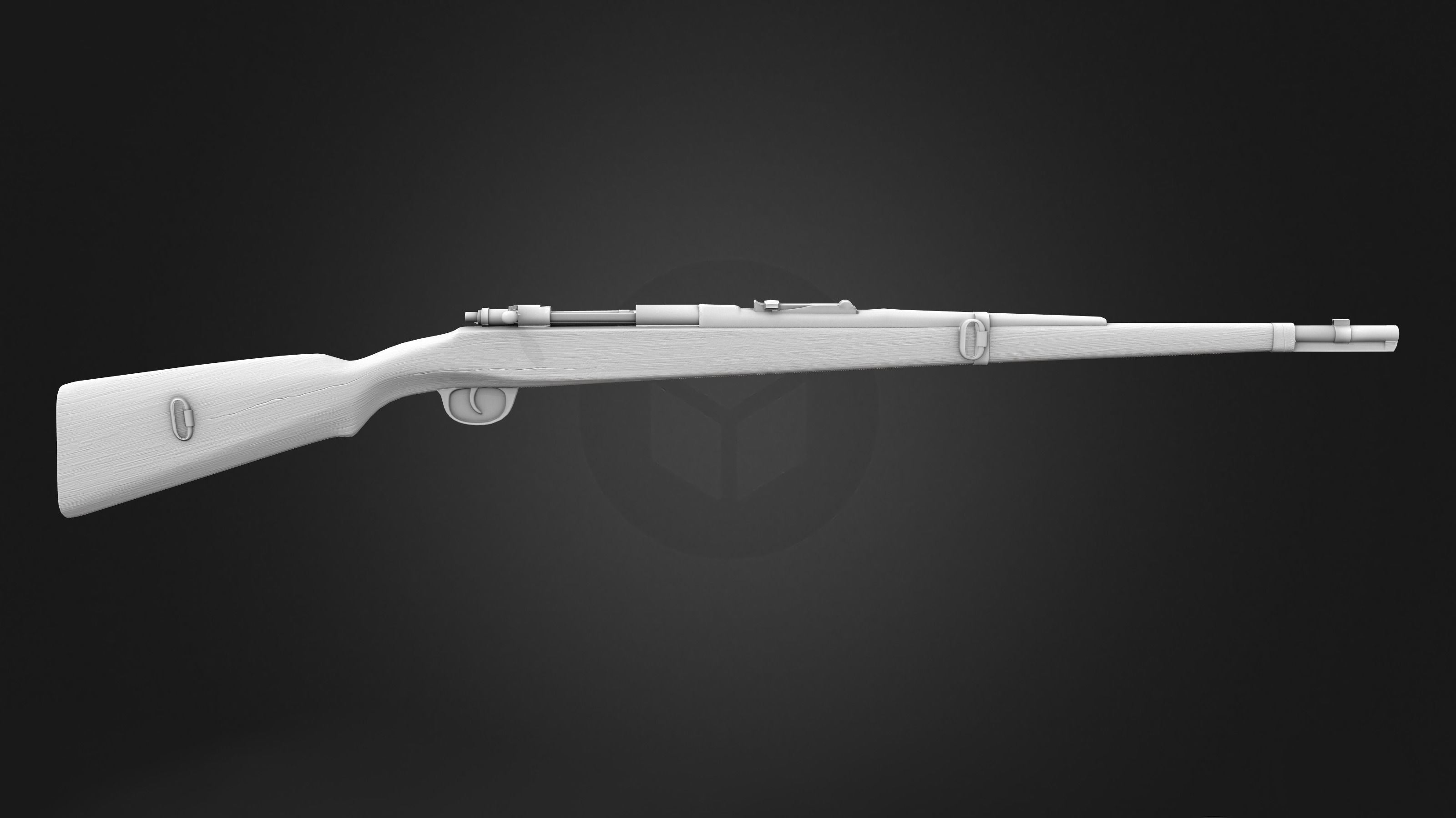3D model Futuristic Riffle VR / AR / low-poly | CGTrader