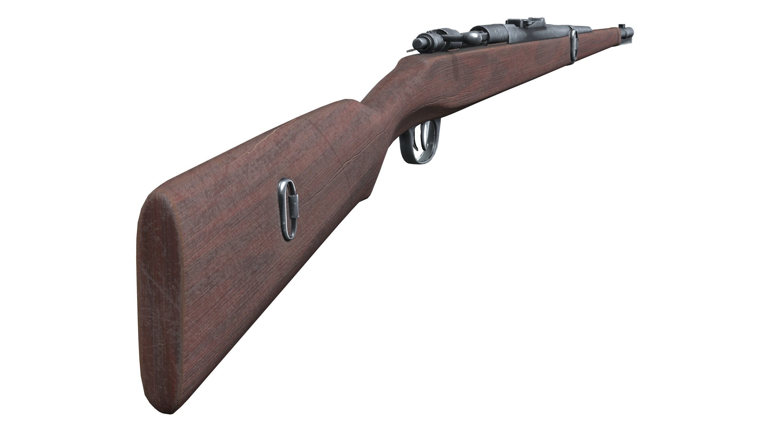 3D model Futuristic Riffle VR / AR / low-poly | CGTrader