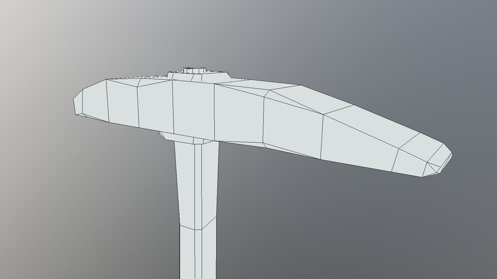 3D model Pickaxe - Obsidian VR / AR / low-poly | CGTrader