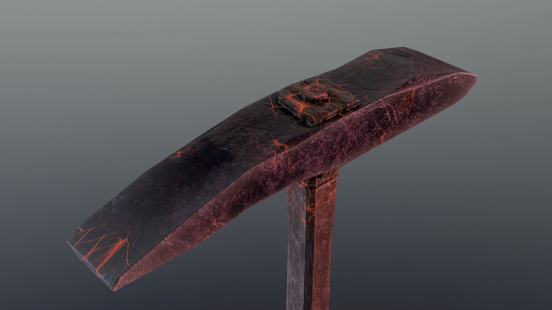 3D model Pickaxe - Obsidian VR / AR / low-poly | CGTrader