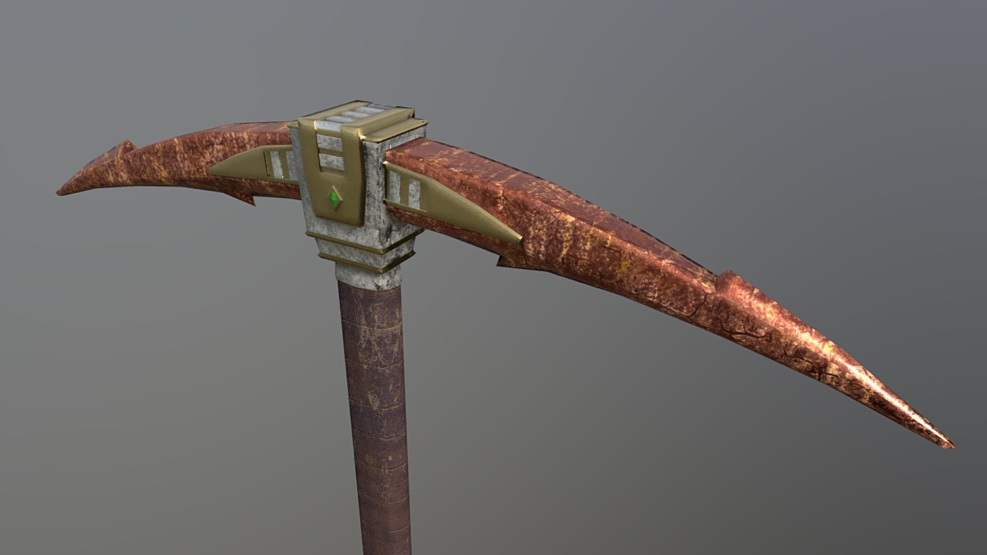 3D model Pickaxe - Orichalcum VR / AR / low-poly | CGTrader