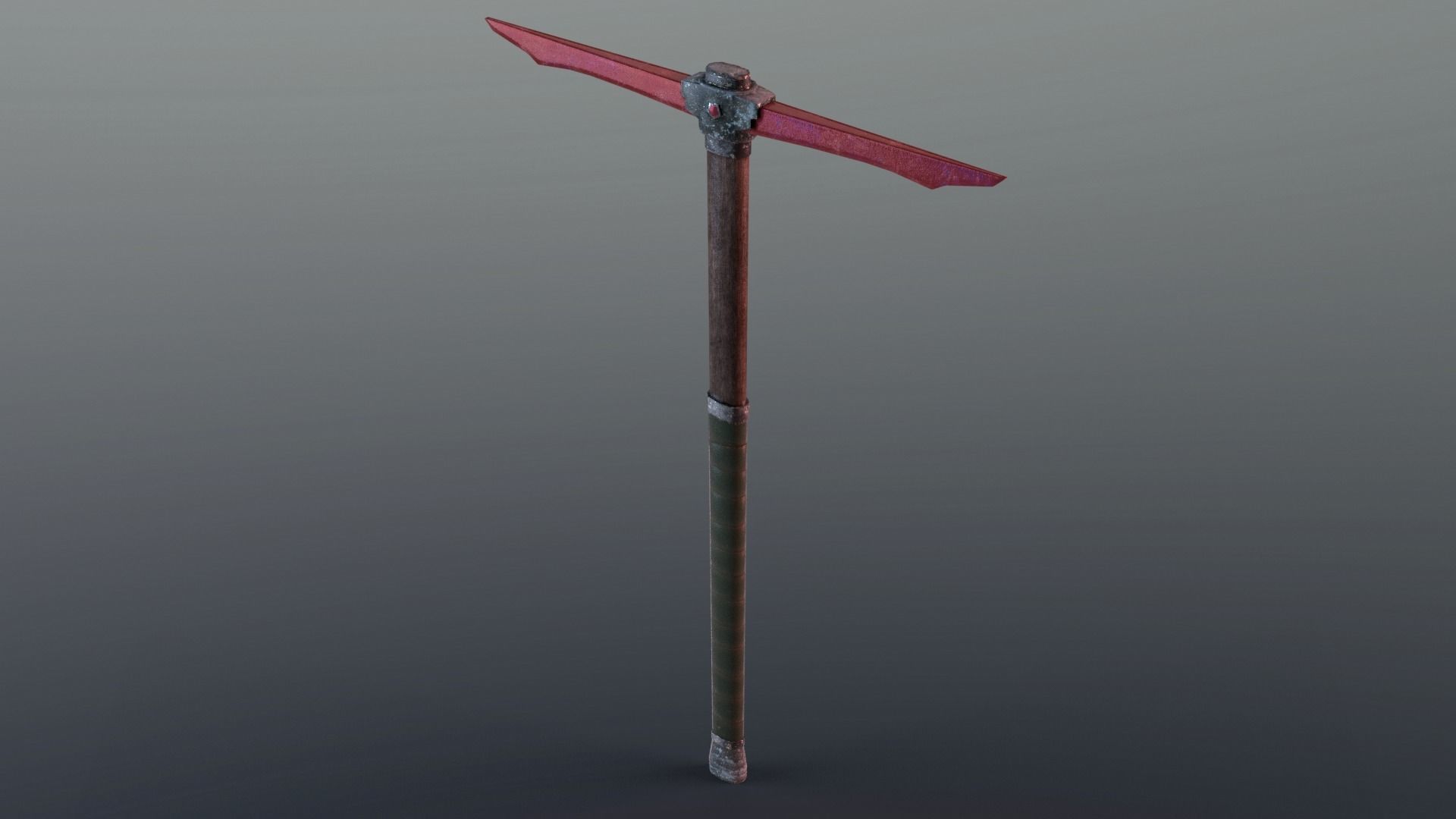 3D model Pickaxe - Ruby VR / AR / low-poly | CGTrader