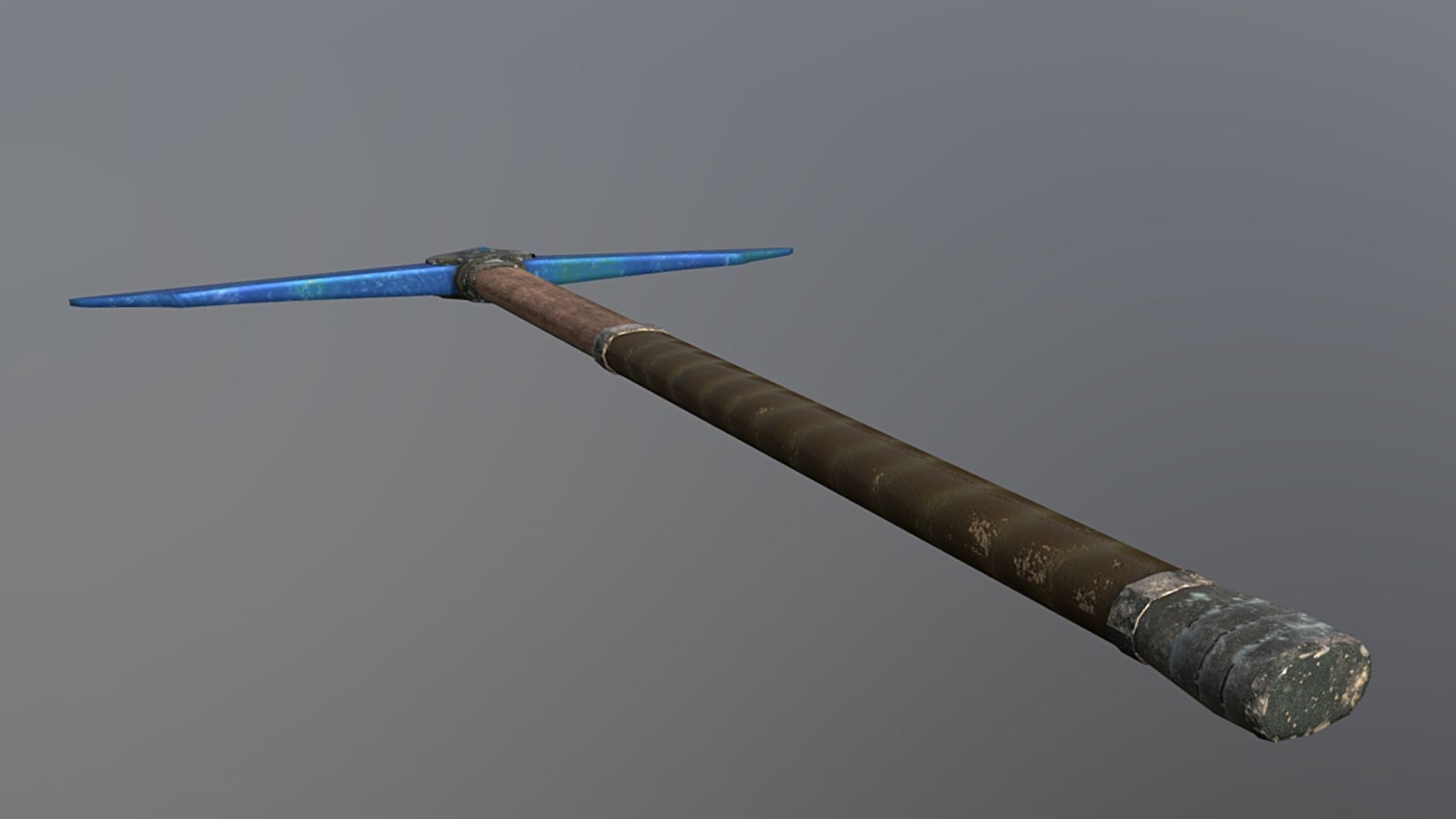 3D model Pickaxe - Sapphire VR / AR / low-poly | CGTrader