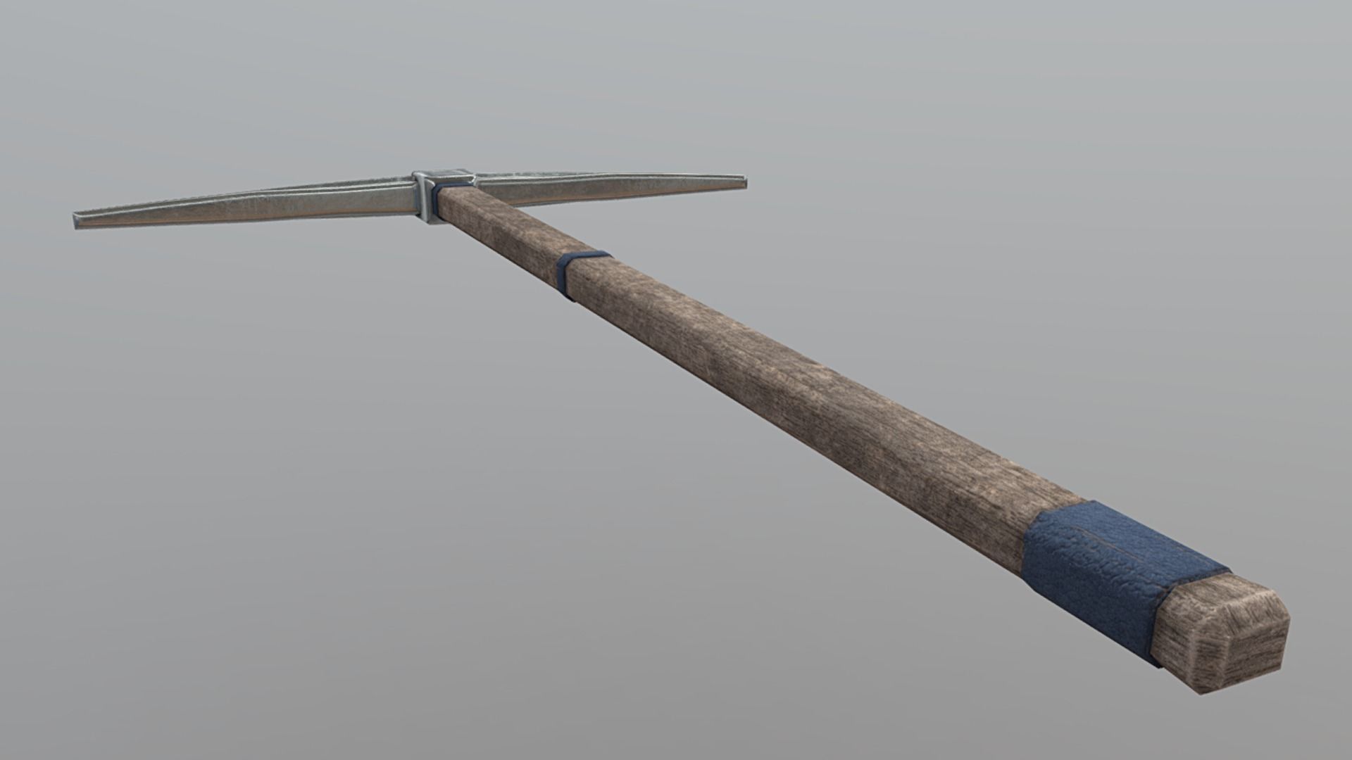 3D model Pickaxe - Silver VR / AR / low-poly | CGTrader