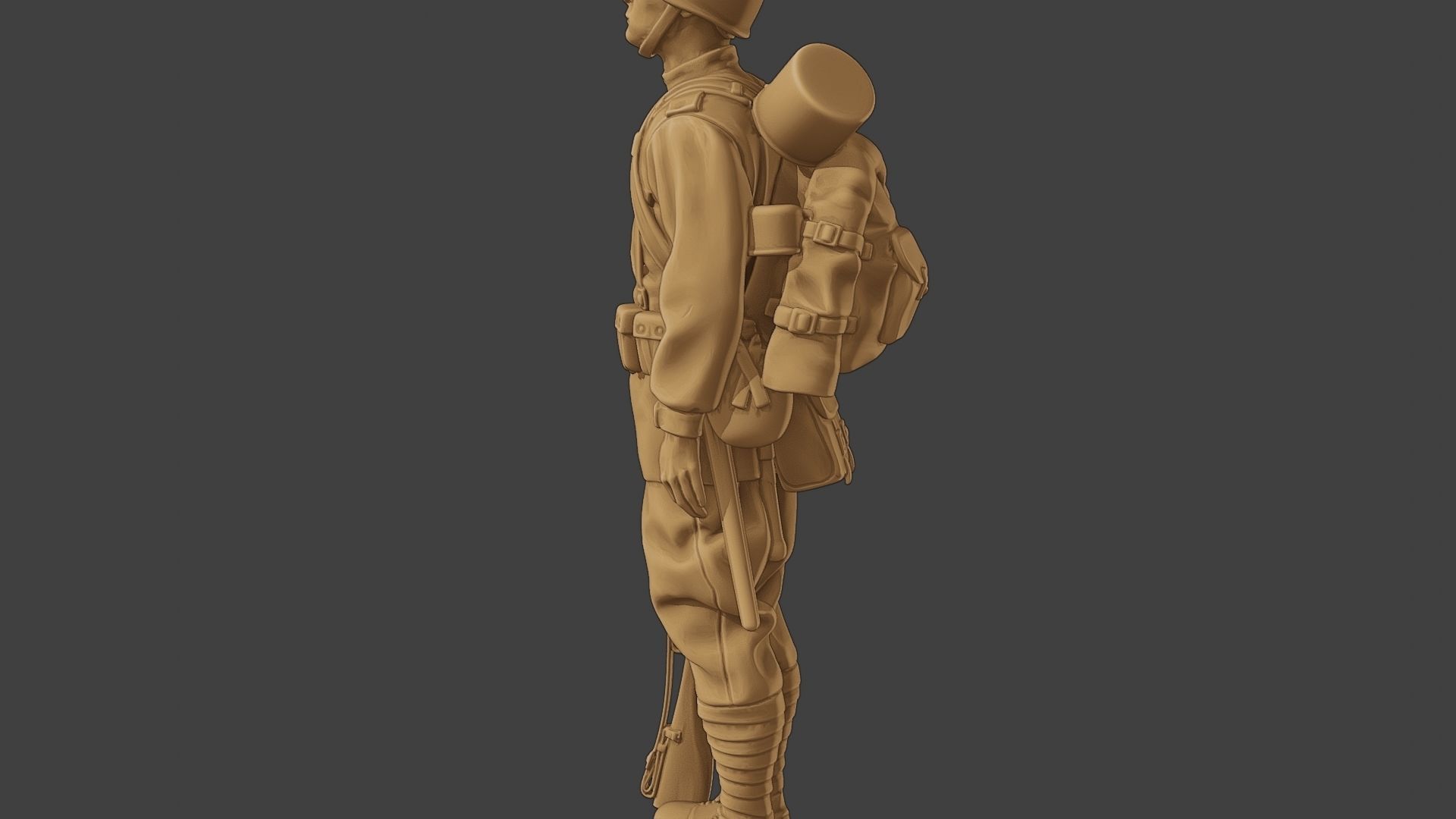 Russian soldier ww2 R1 000 free 3D model 3D printable | CGTrader