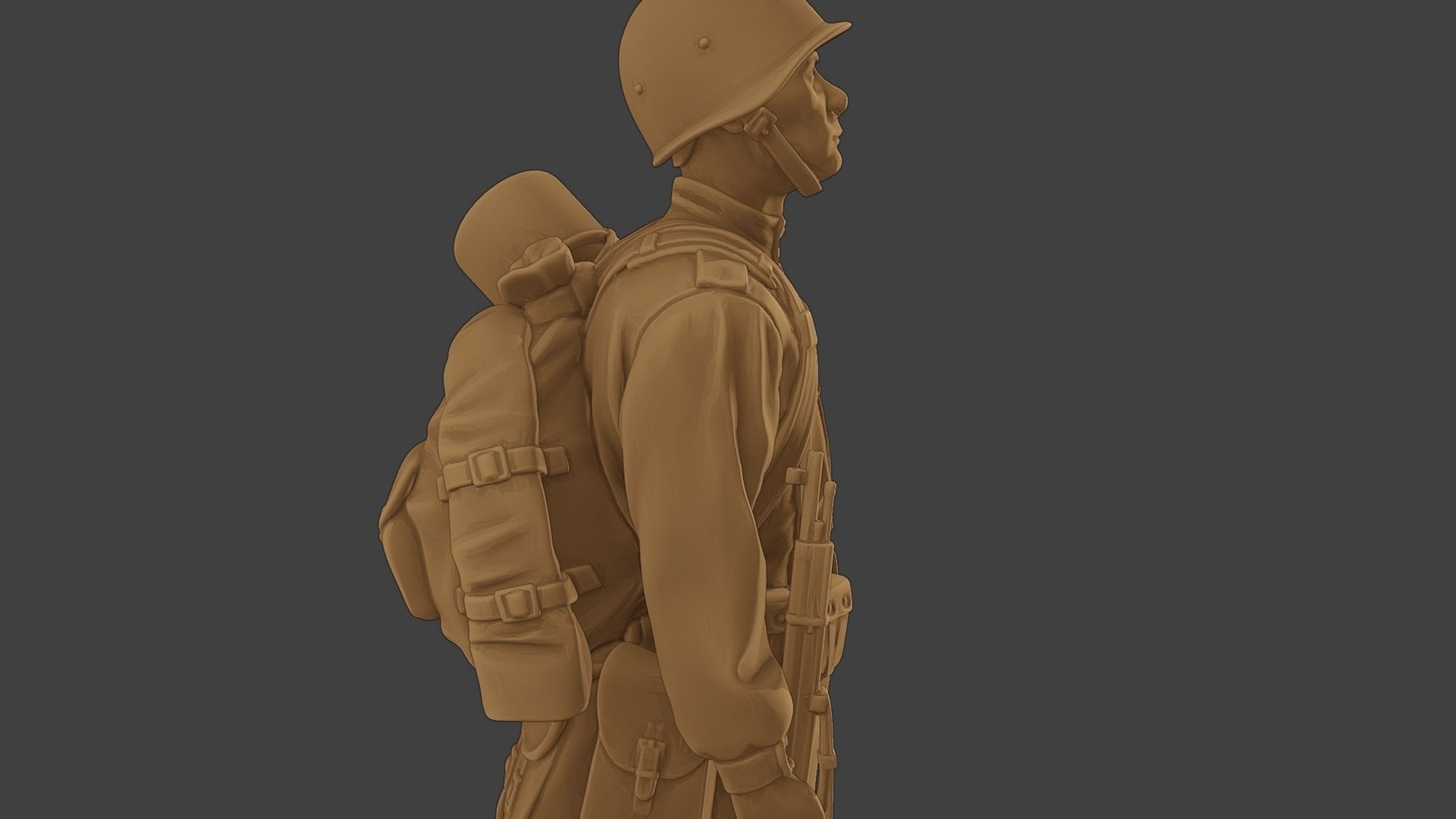 Russian soldier ww2 R1 000 free 3D model 3D printable | CGTrader