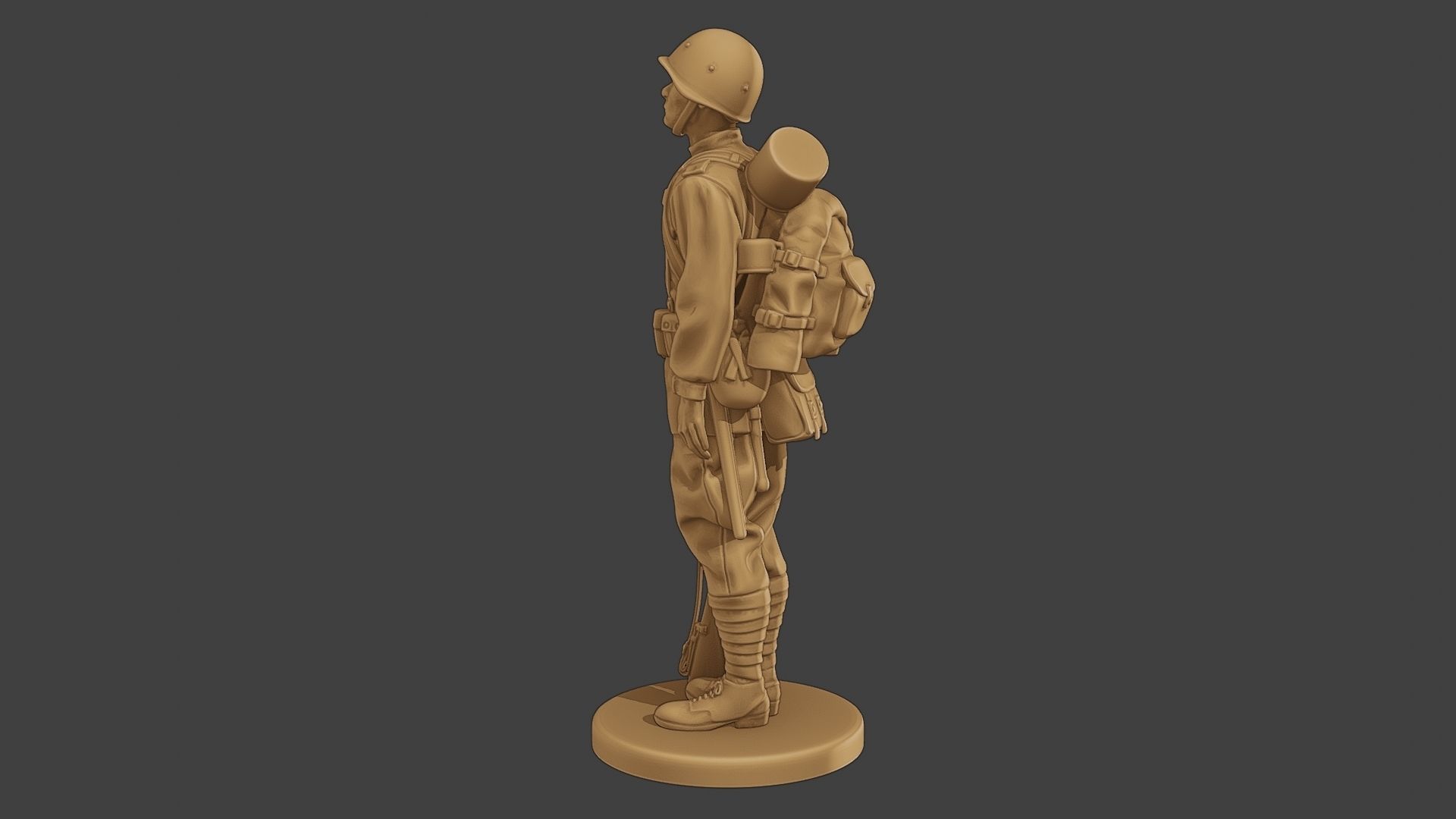 Russian soldier ww2 R1 000 free 3D model 3D printable | CGTrader
